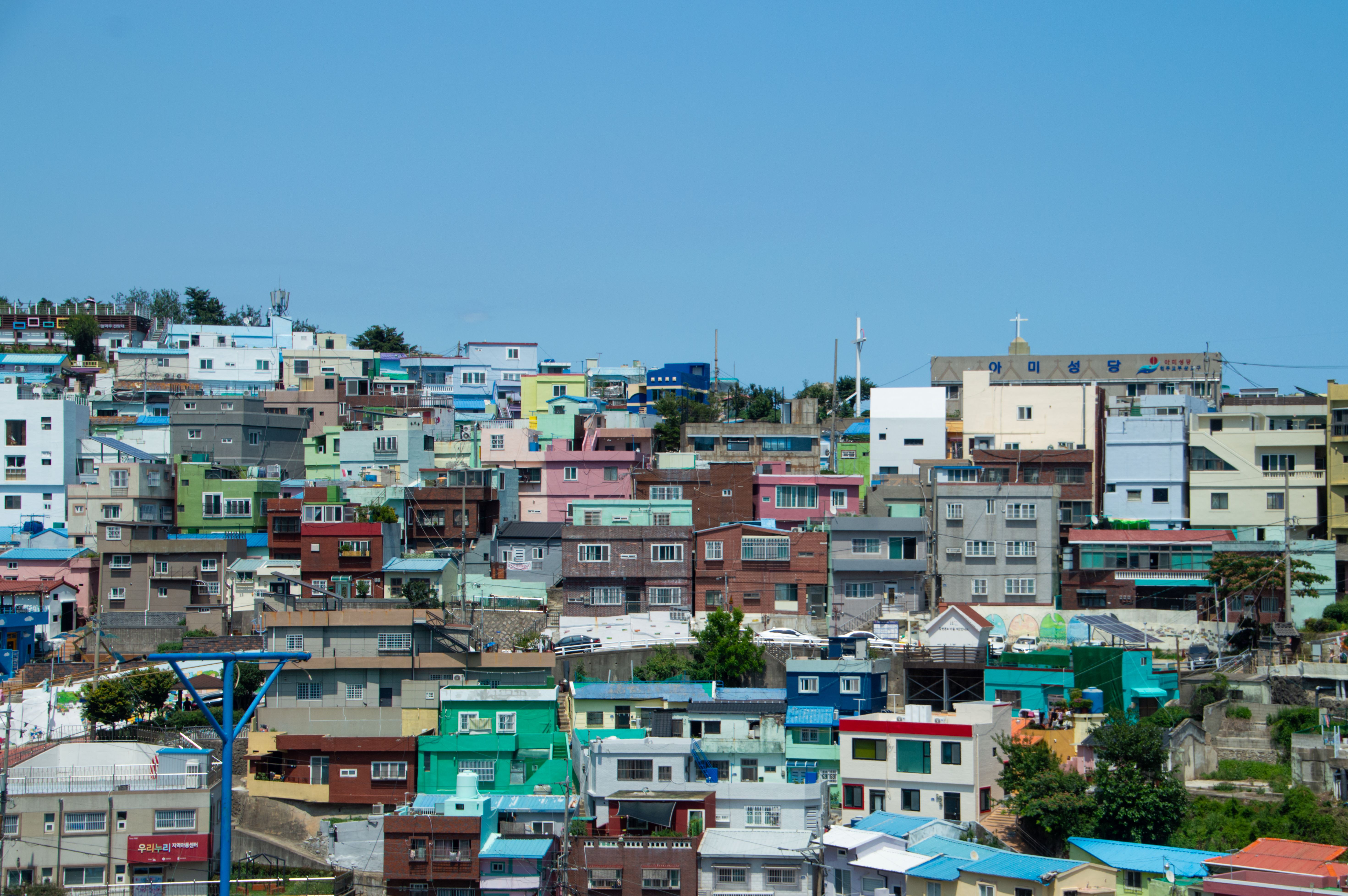 Colorful Hillside Houses in Busan, South Korea · Free Stock Photo