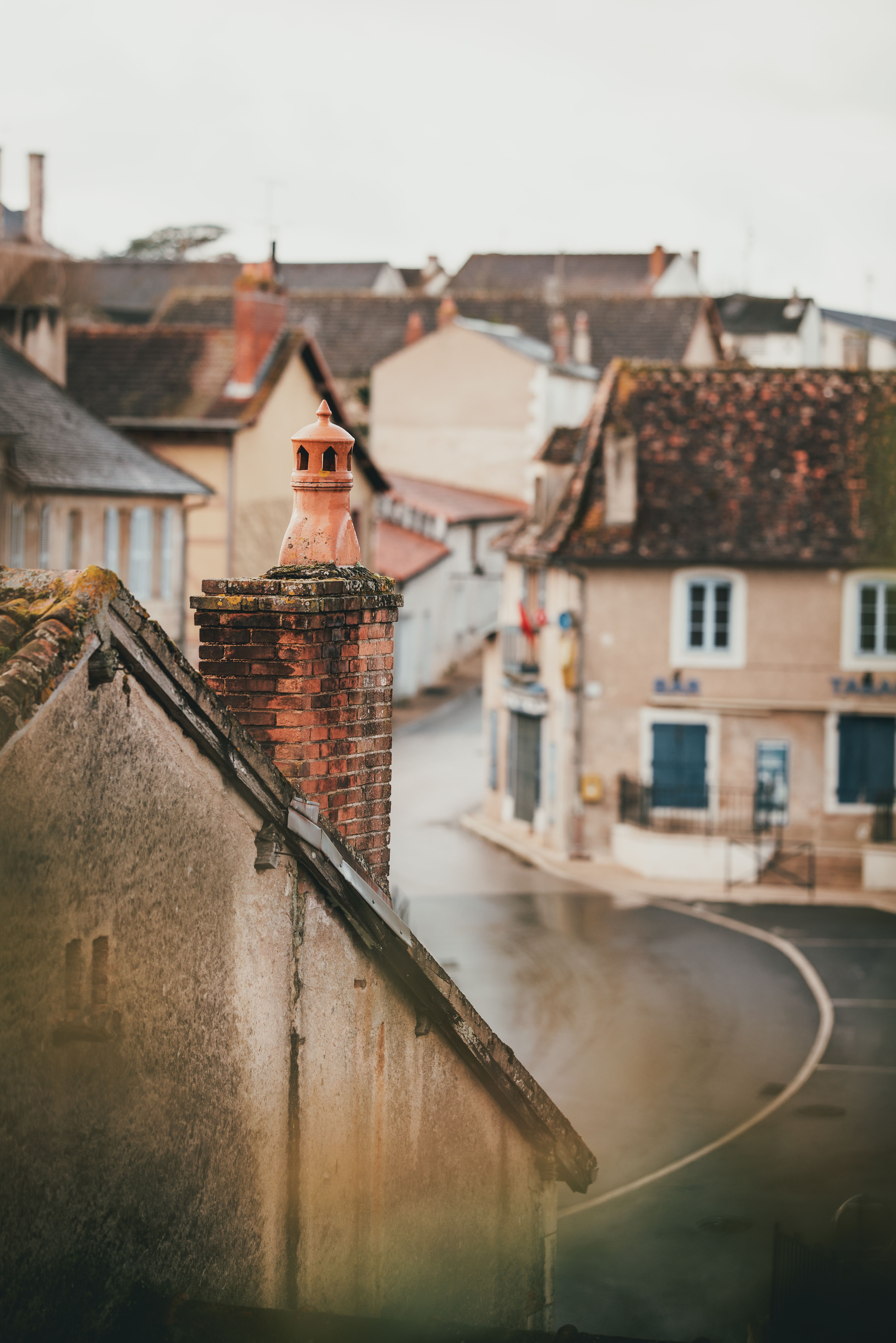 Charming French Village Street View in Montmorillon · Free Stock Photo