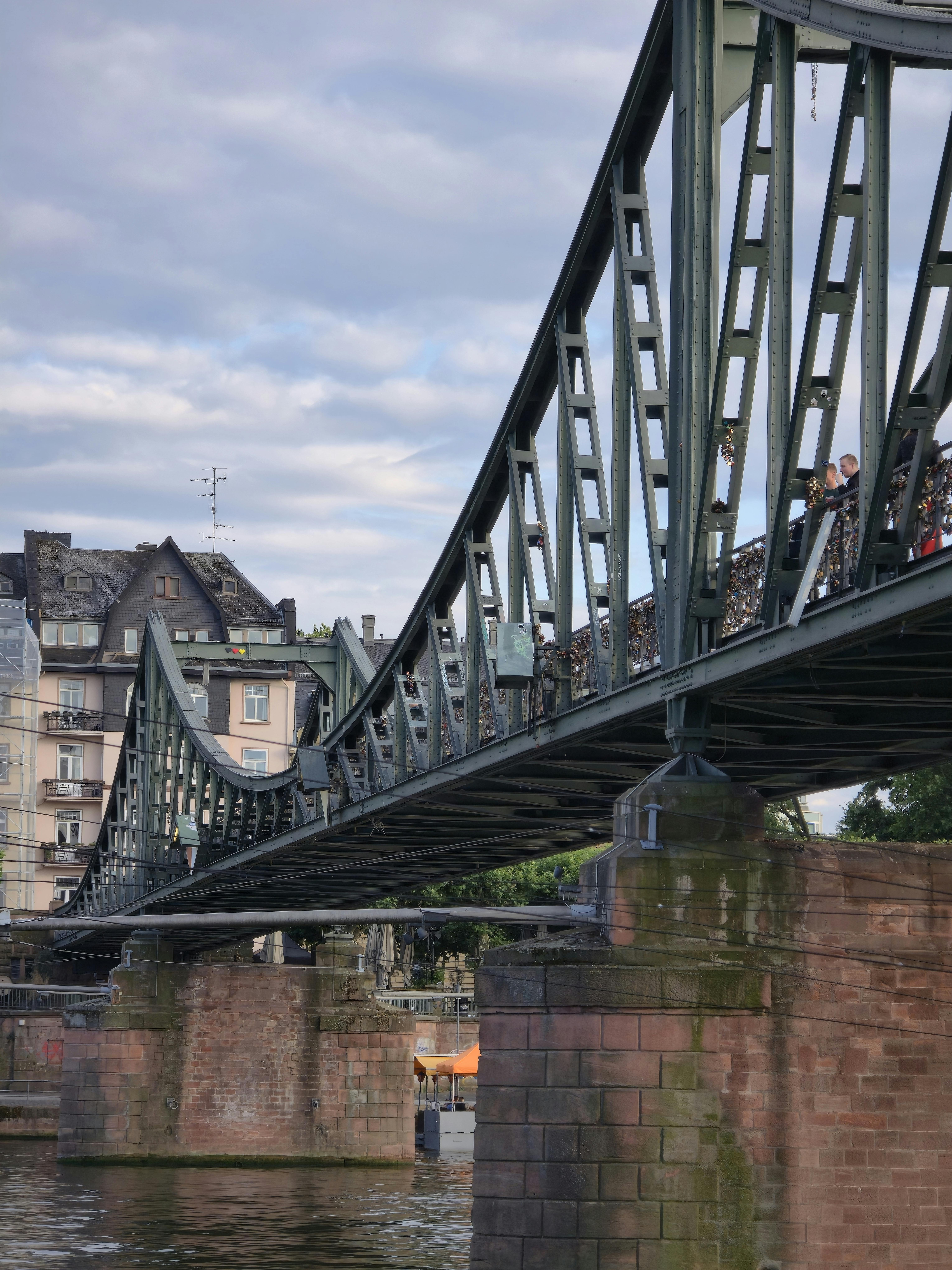 Eiserner Steg Pedestrian Bridge in Frankfurt · Free Stock Photo