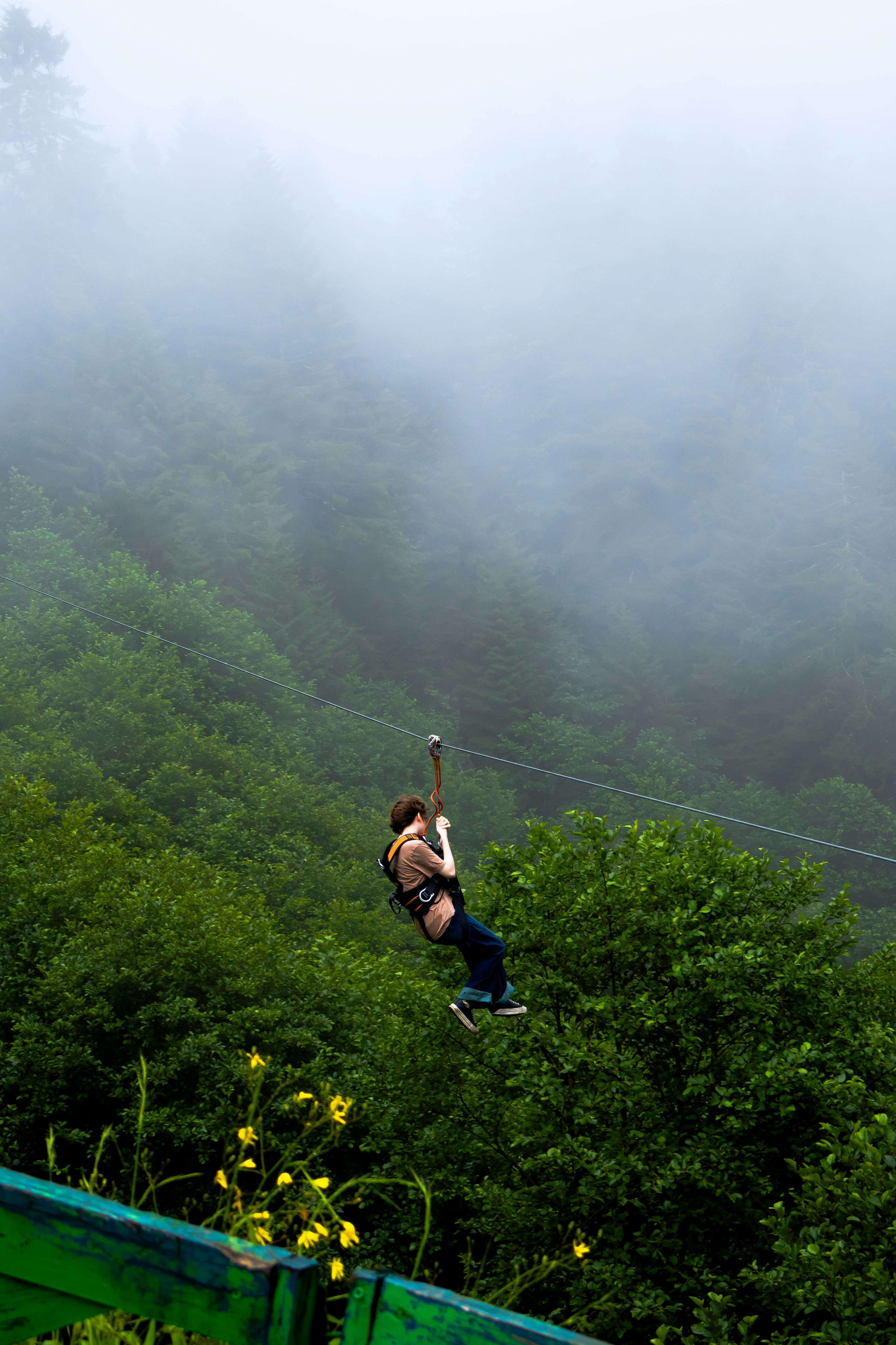 Person Going Ziplining Photos, Download The BEST Free Person Going ...