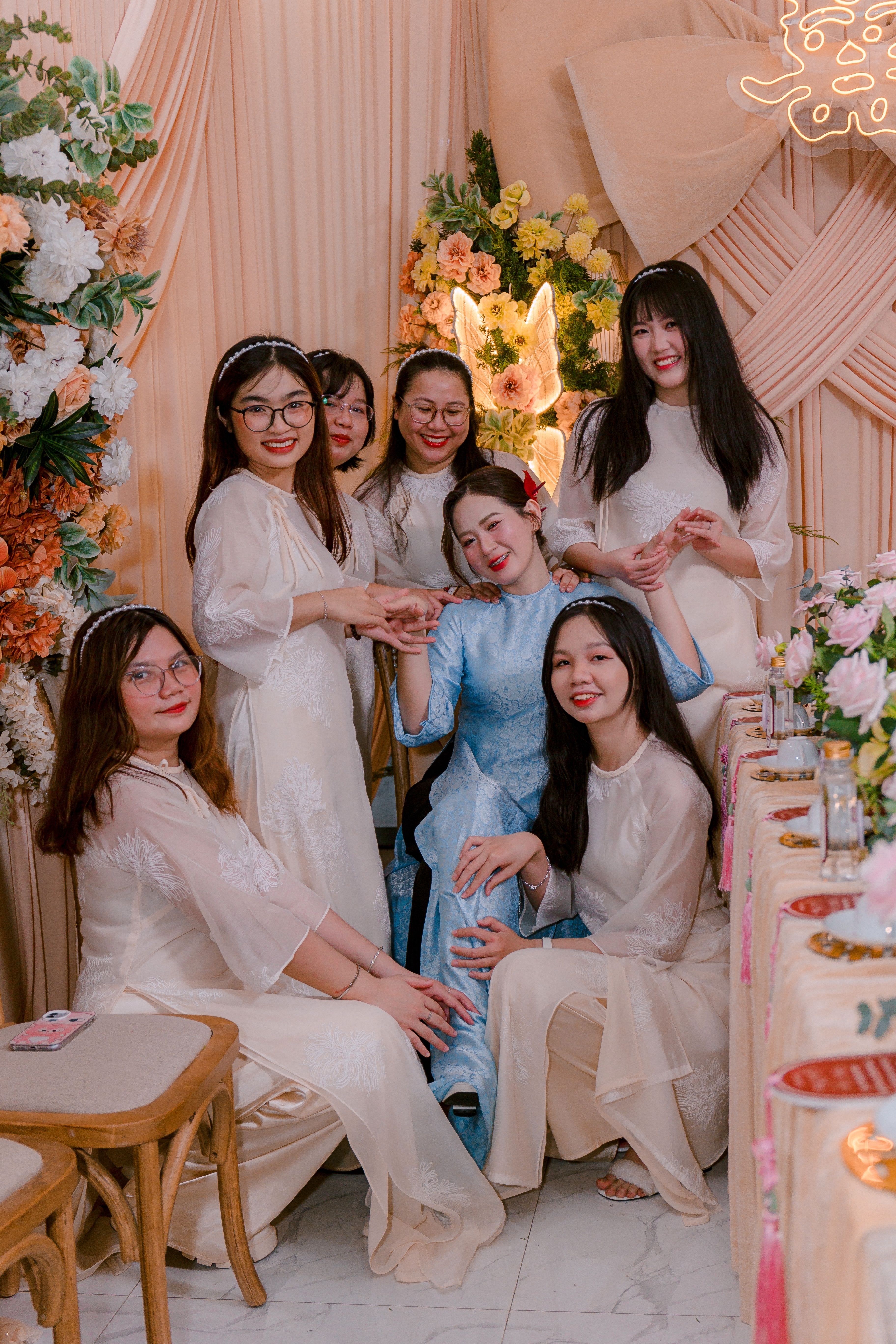 Celebratory Gathering of Women in Traditional Attire · Free Stock Photo