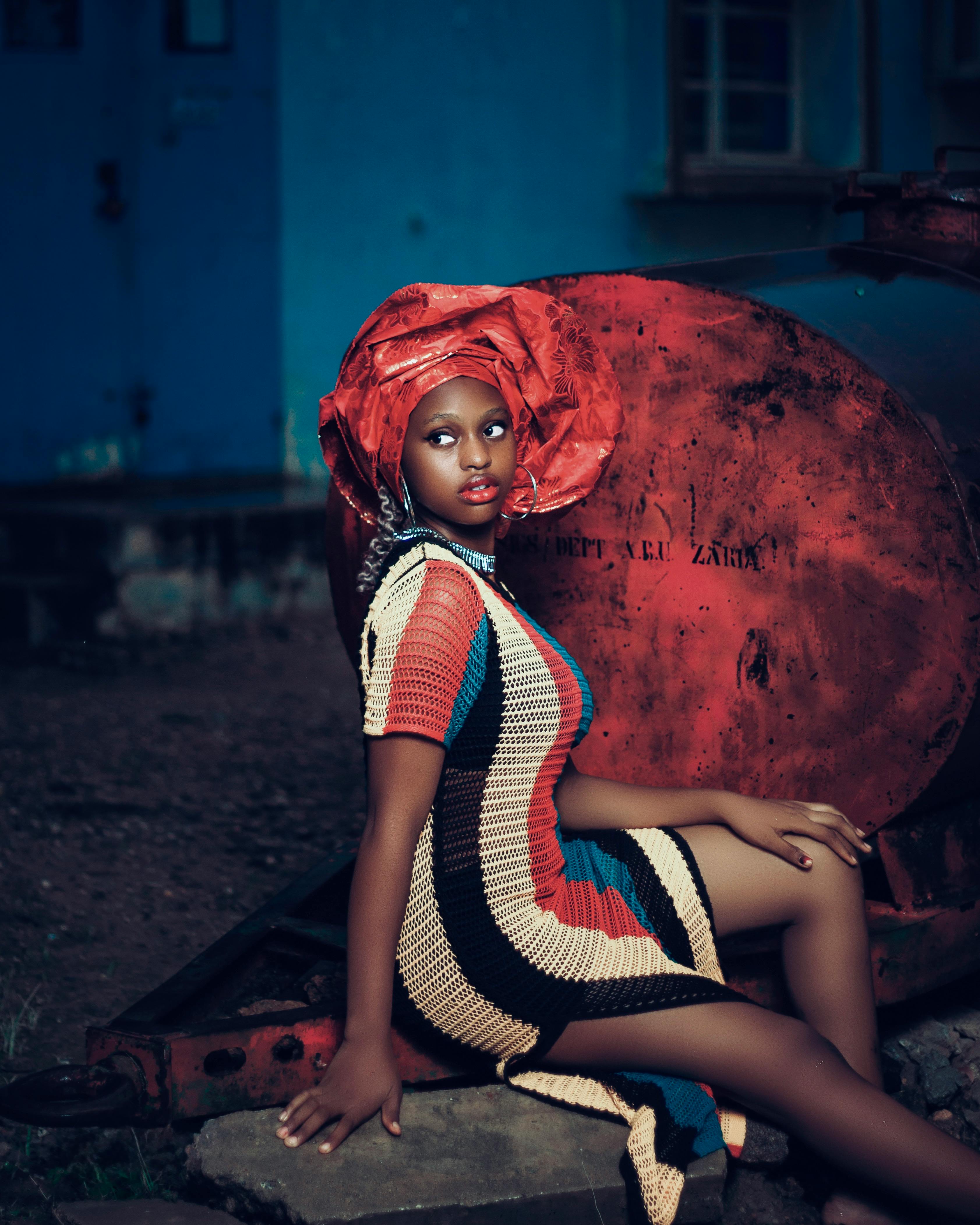 Elegant Portrait of Woman in Traditional African Attire · Free Stock Photo