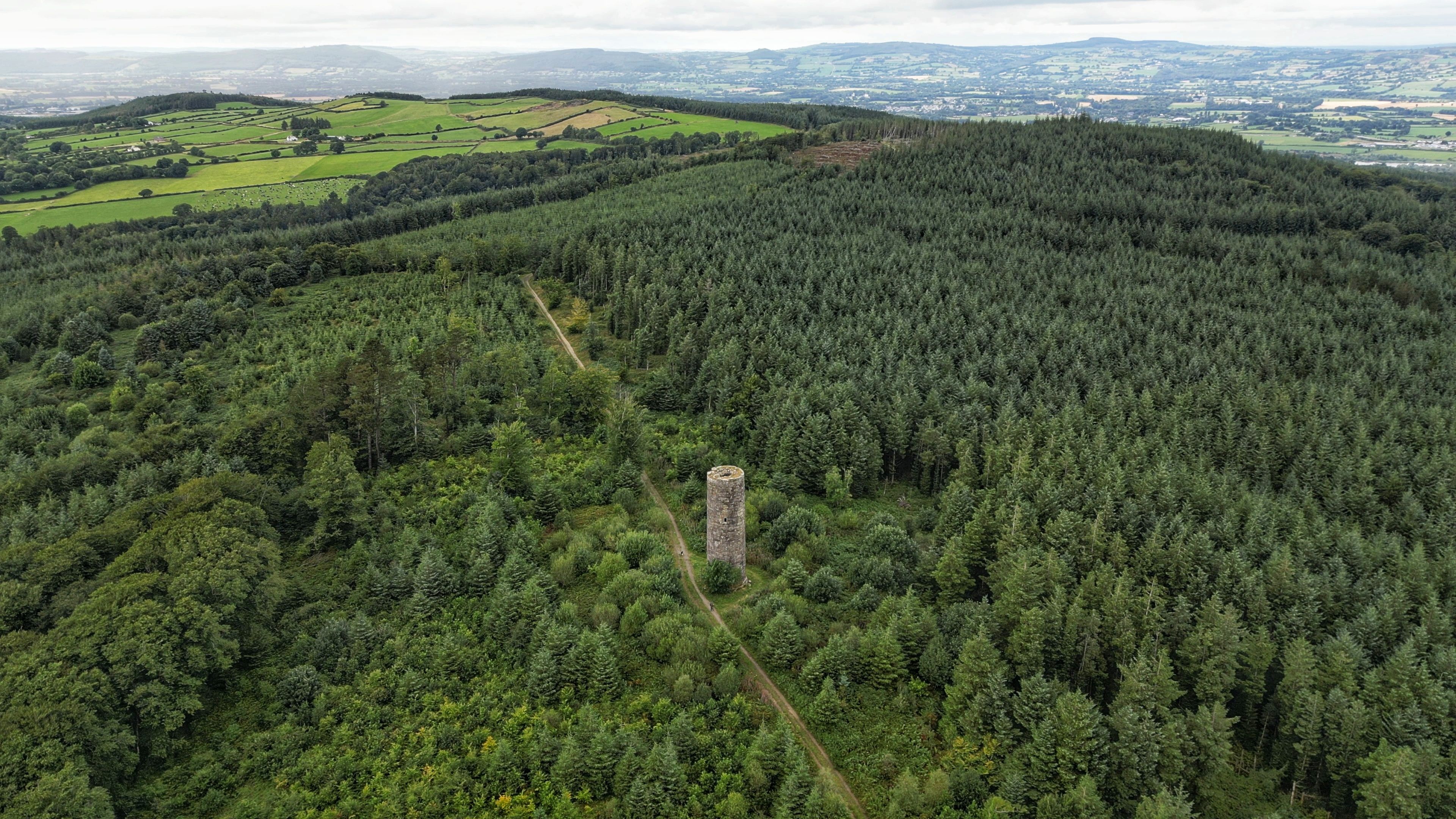 Scenic Aerial View of Irish Countryside · Free Stock Photo