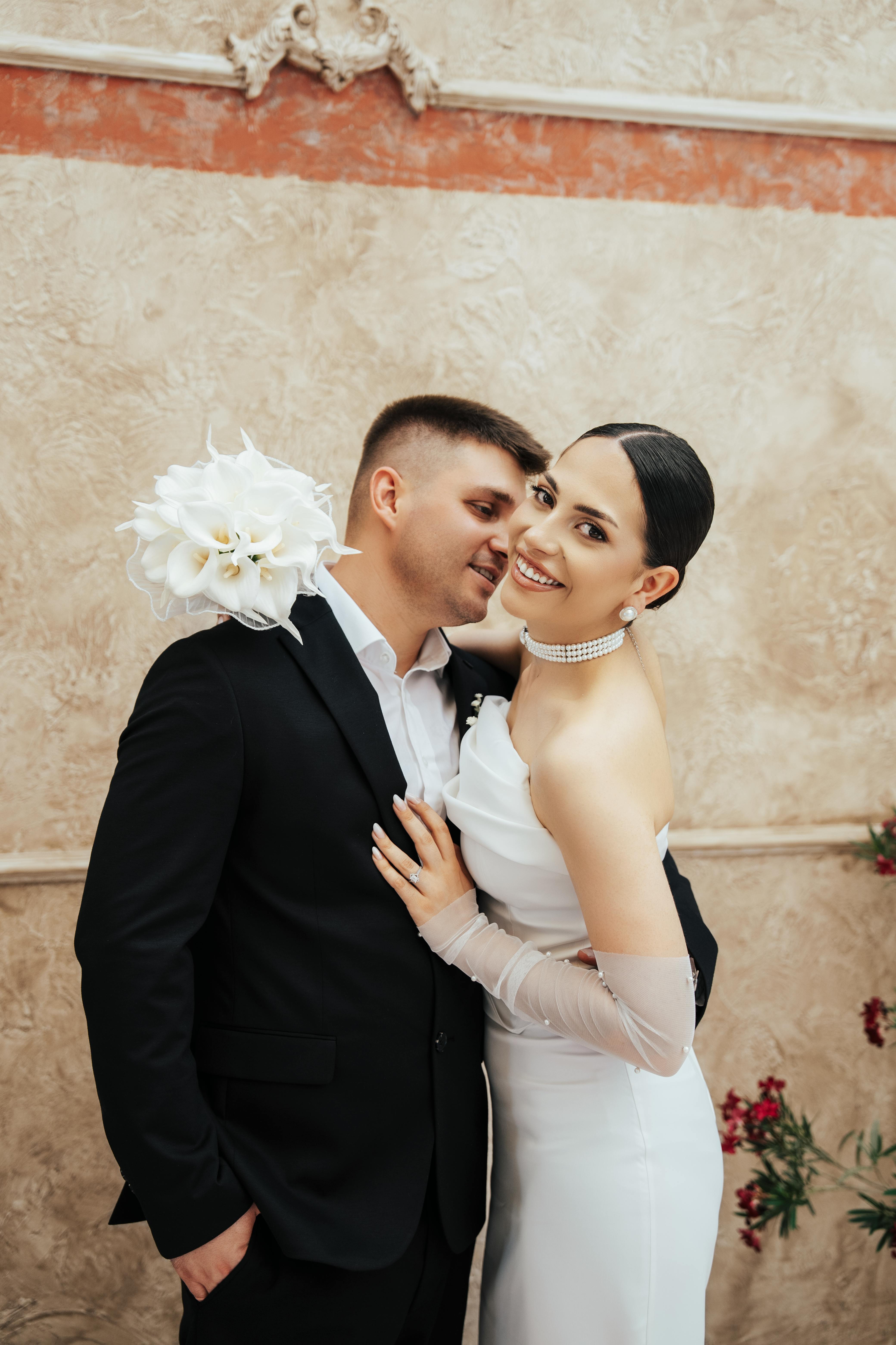 Bride And Groom Standing Next To Each Other · Free Stock Photo