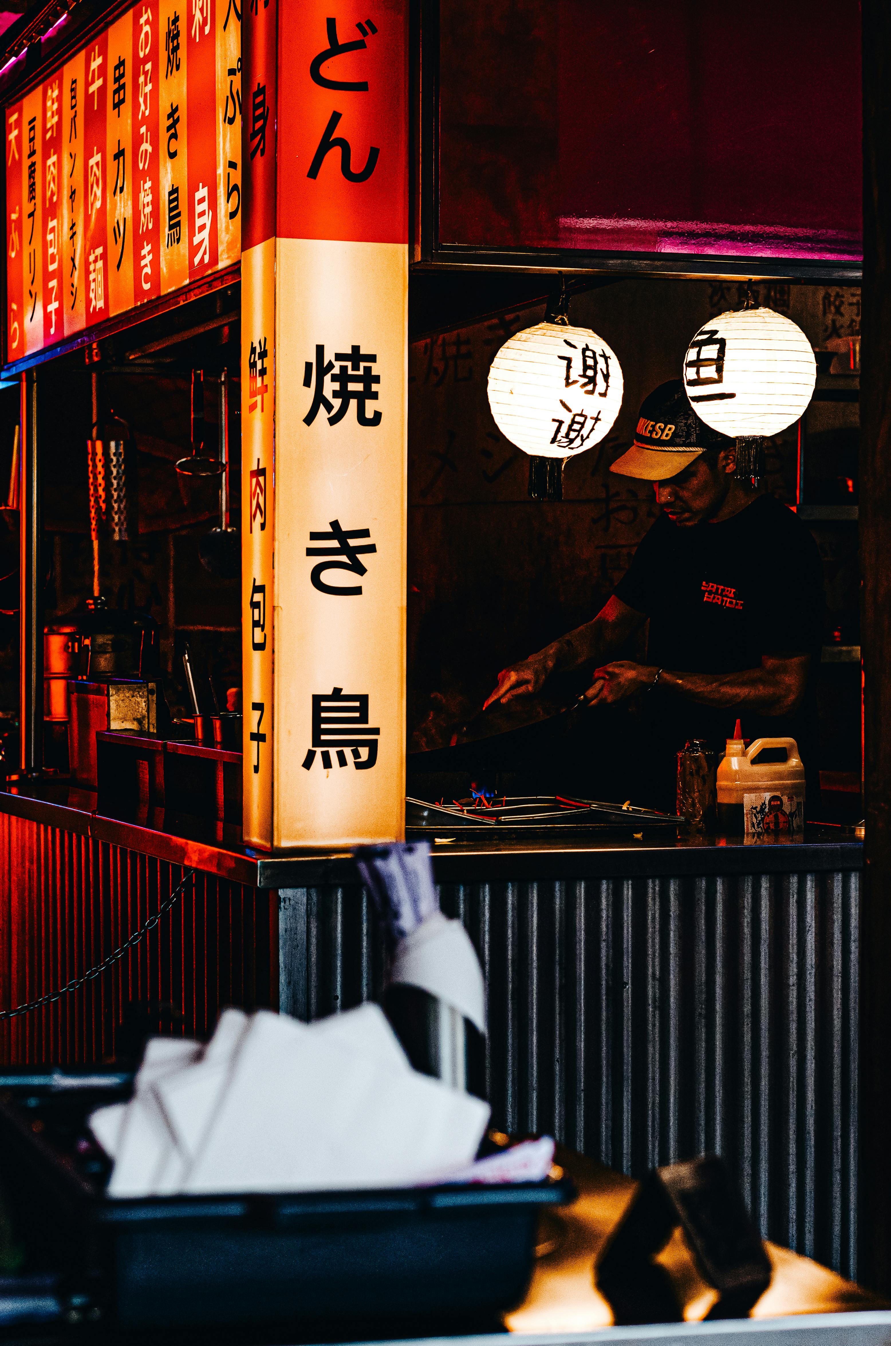 Vibrant Japanese Sushi Bar Interior Scene · Free Stock Photo