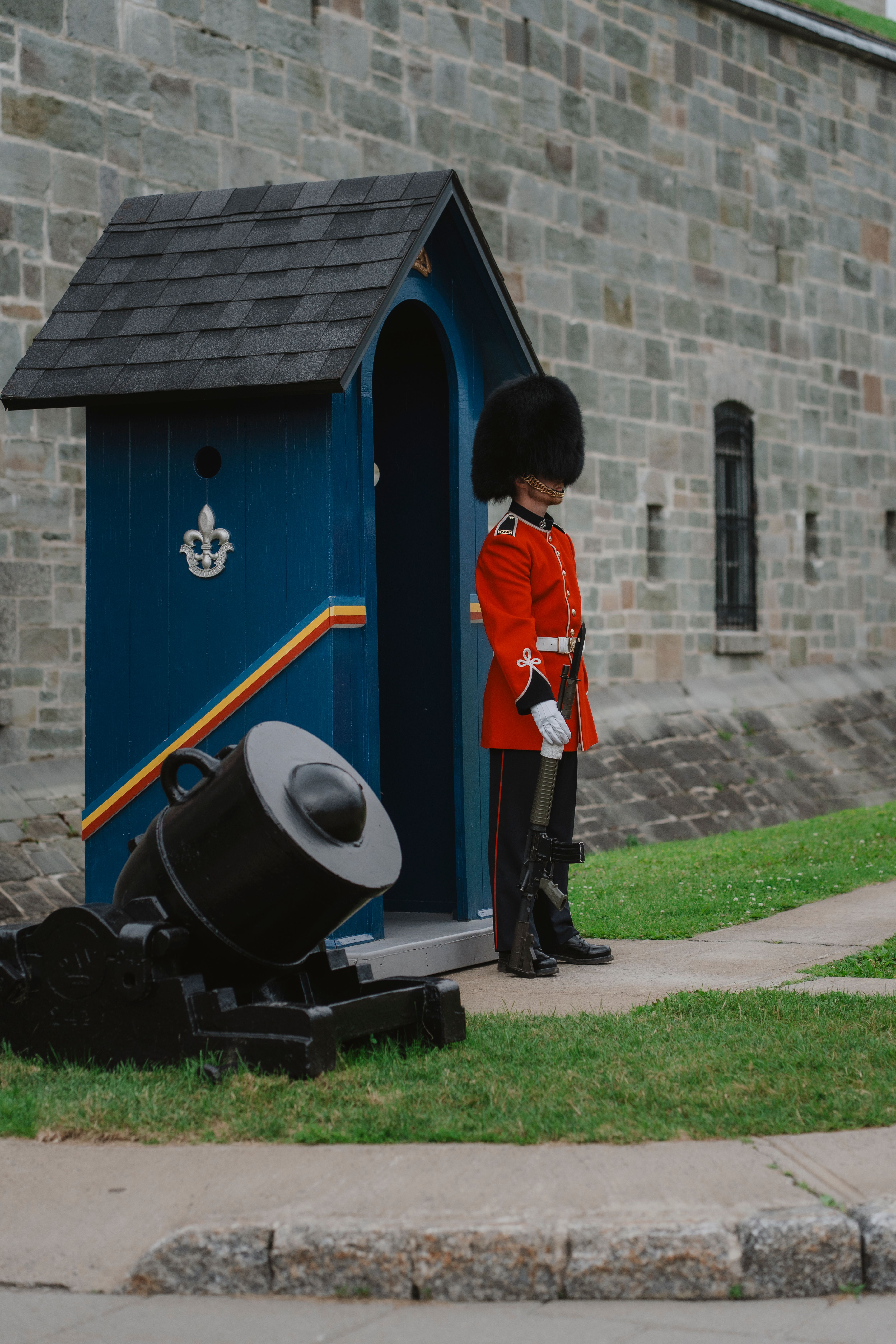 Guard at Historic Citadel in Quebec City · Free Stock Photo