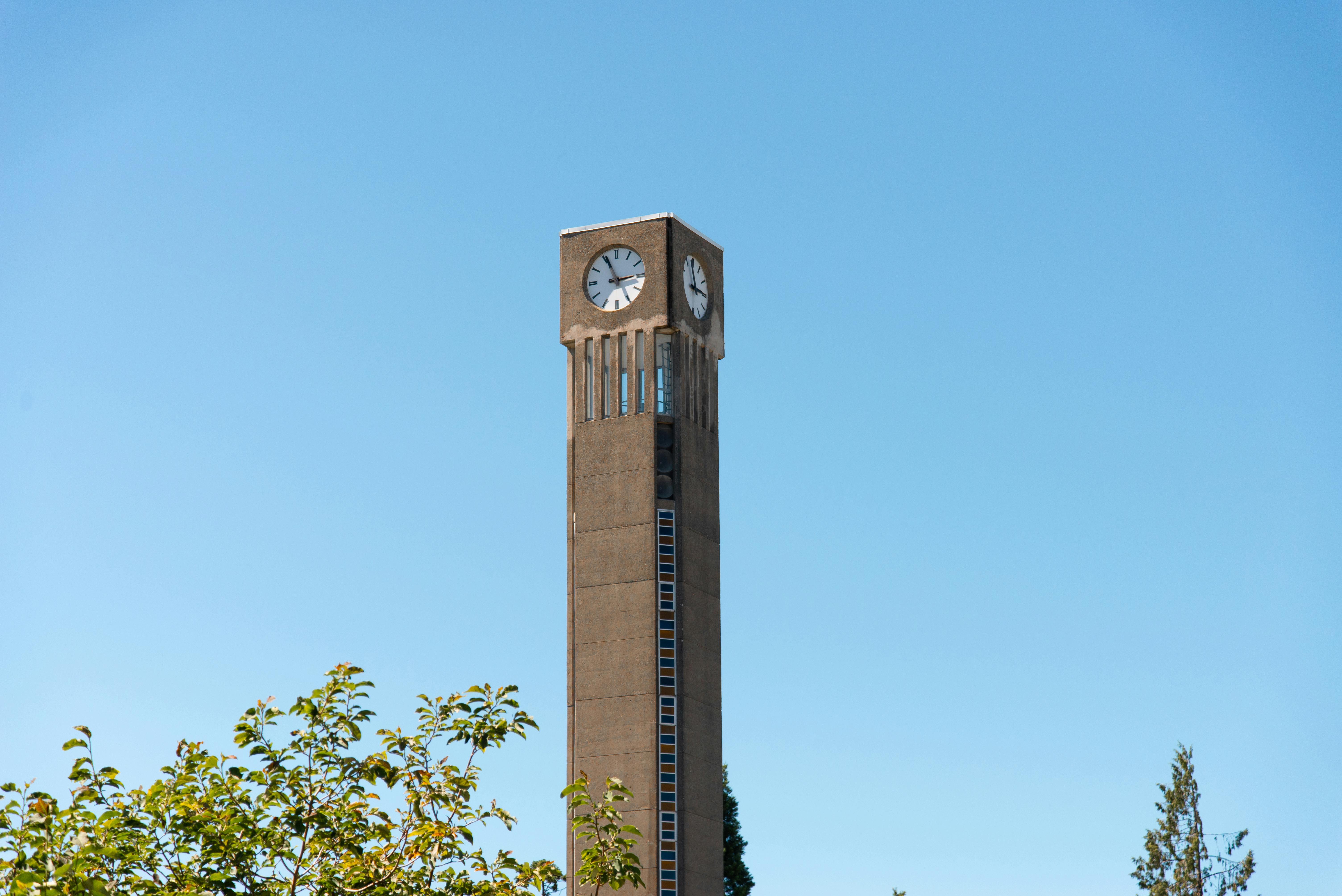 Iconic Clock Tower at UBC Vancouver Campus · Free Stock Photo