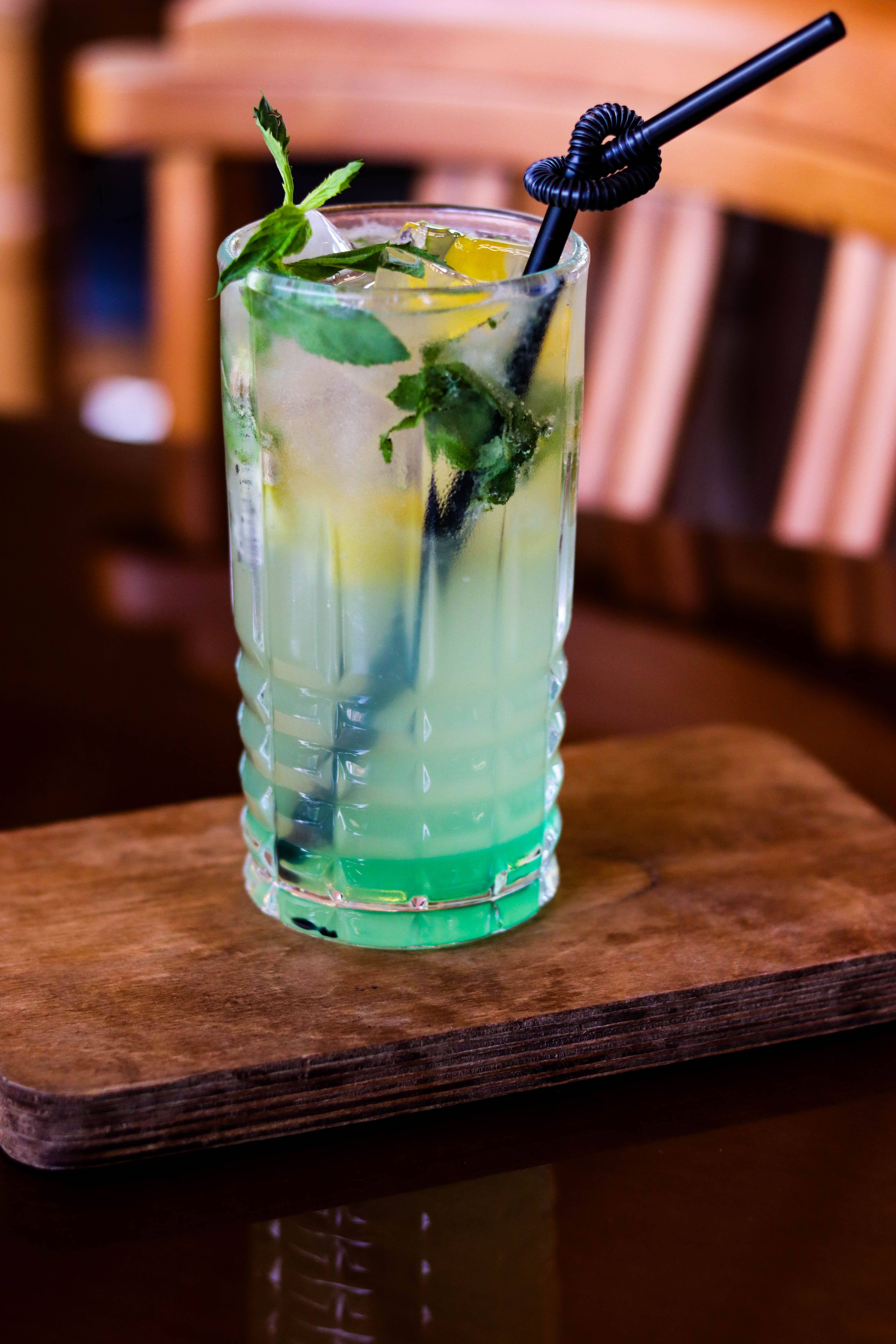 Refreshing Mint Lemonade Mojito with Ice · Free Stock Photo
