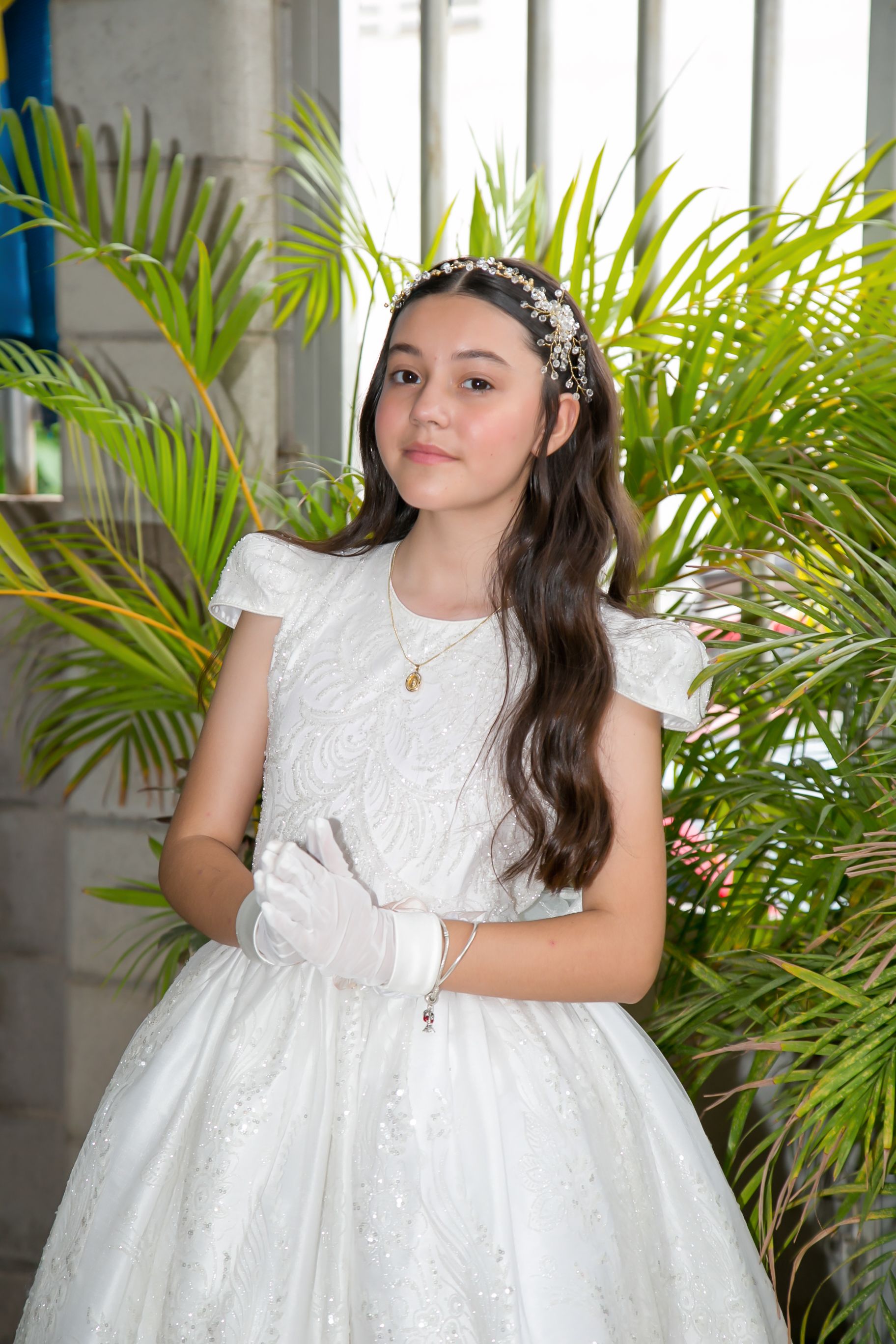 Young Girl Celebrating First Communion · Free Stock Photo