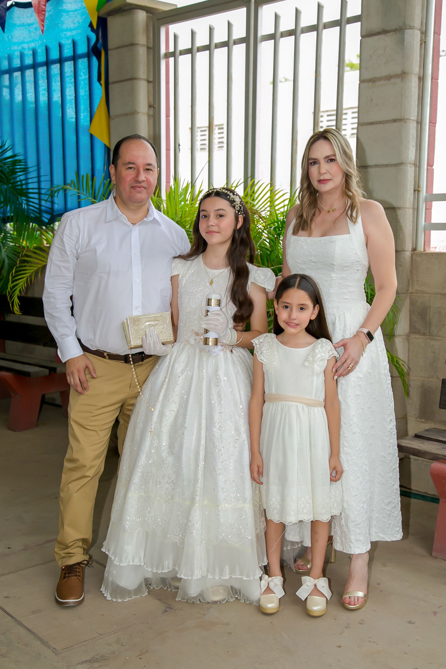 Family Celebrating First Communion Outdoors · Free Stock Photo
