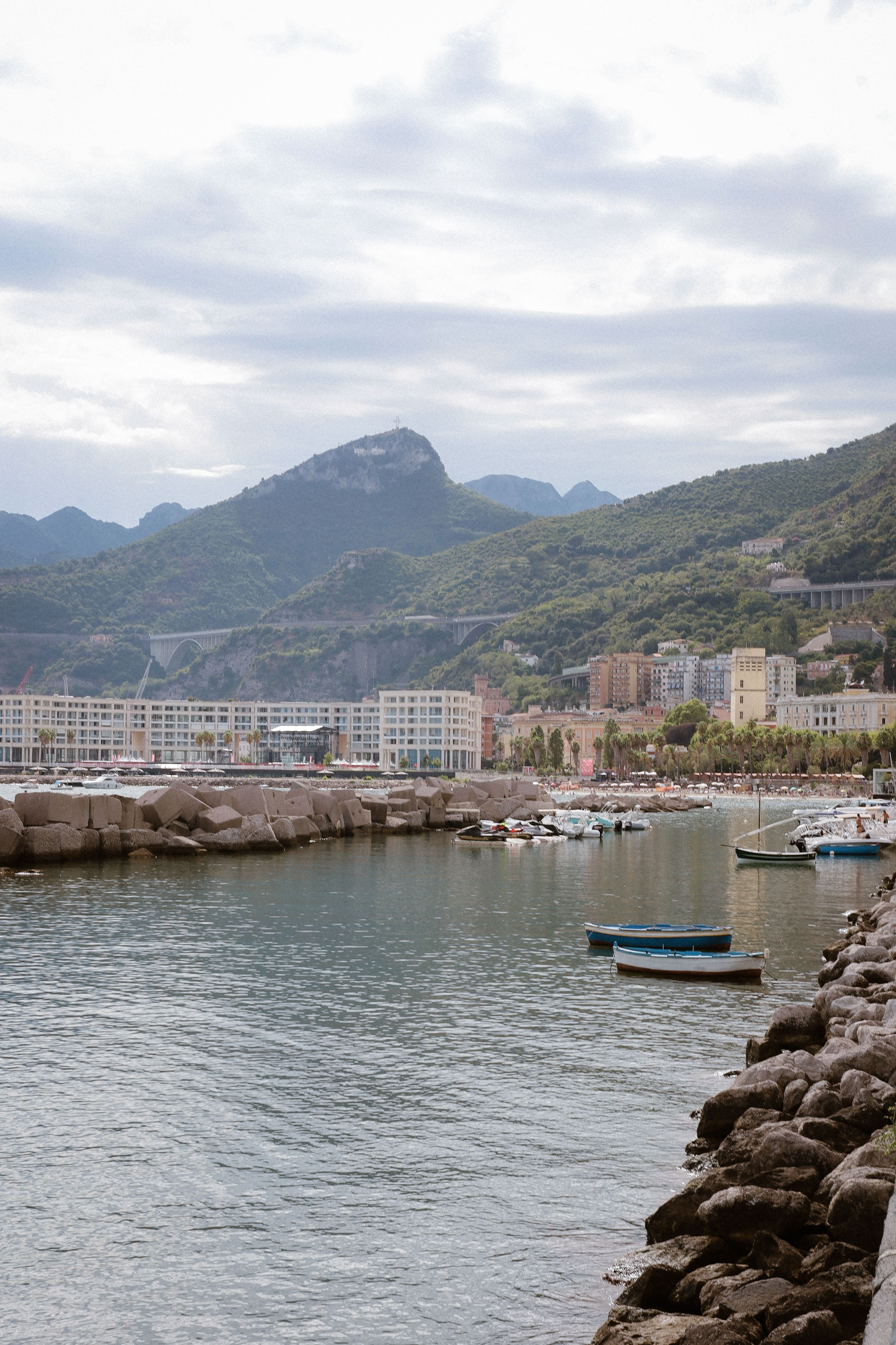 Scenic Harbor View in Salerno, Italy · Free Stock Photo