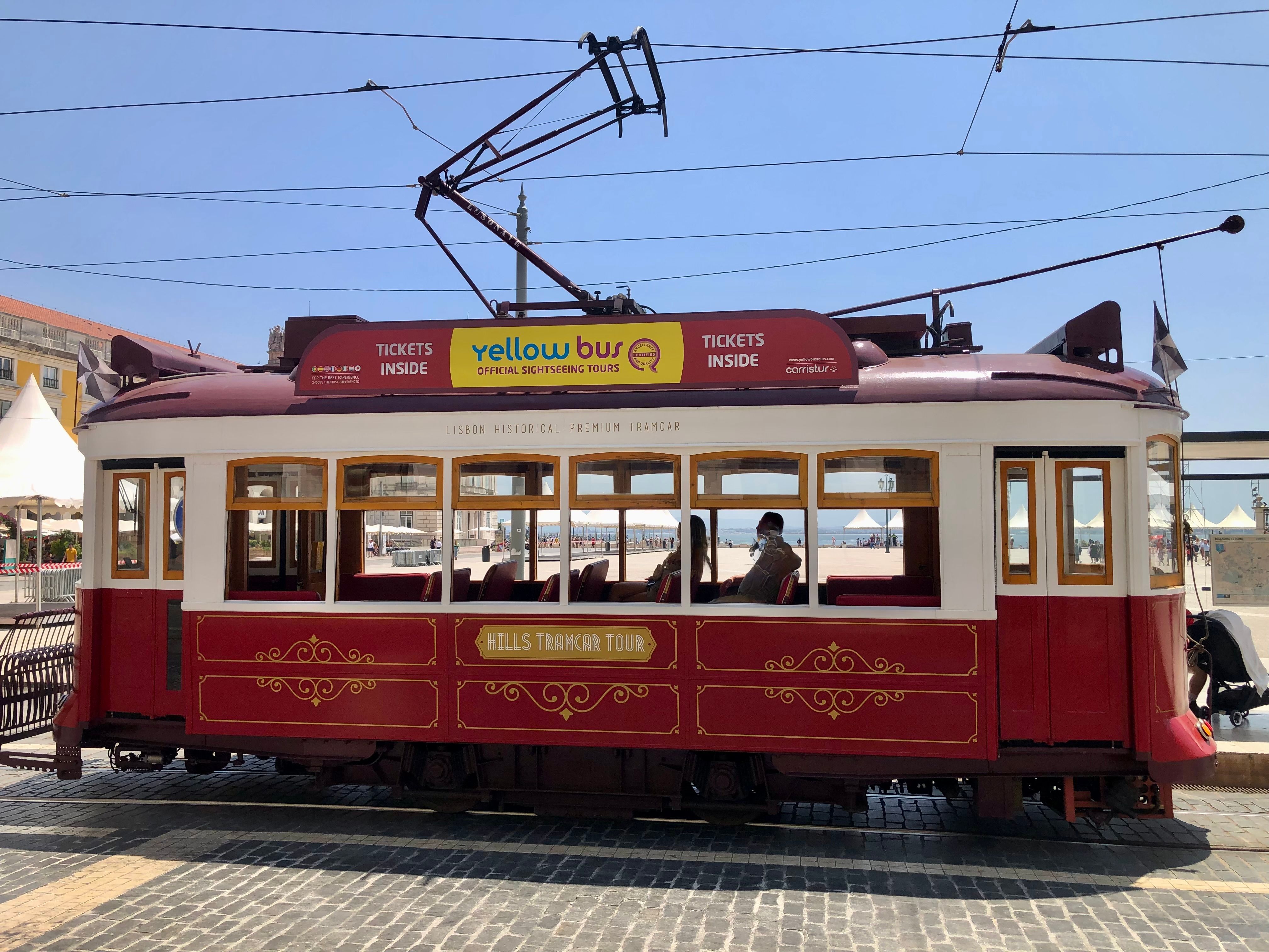 Colorful Lisbon Tramcar on City Tour · Free Stock Photo