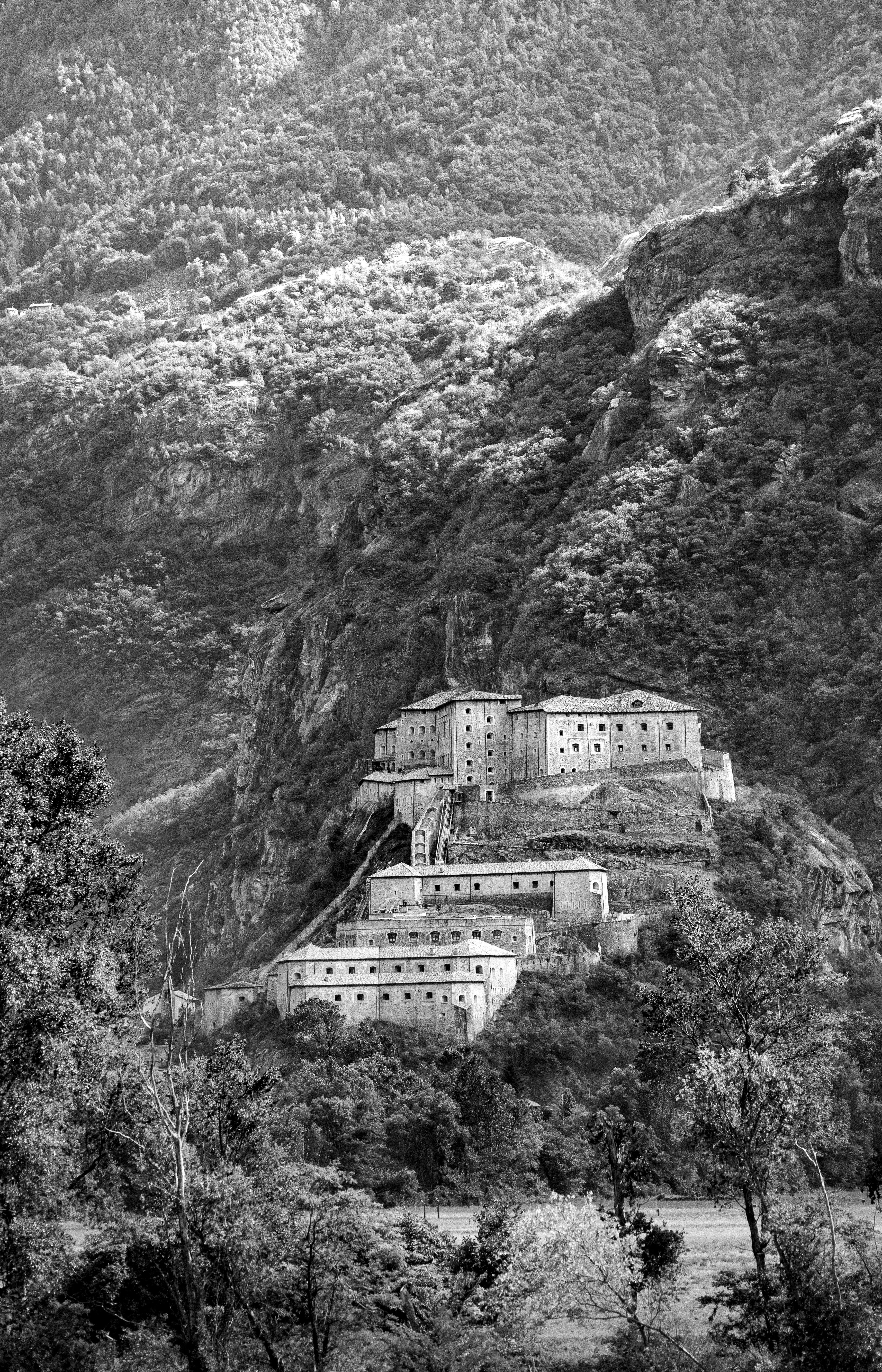 Fort Bard in Aosta Valley, Italy Landscape · Free Stock Photo