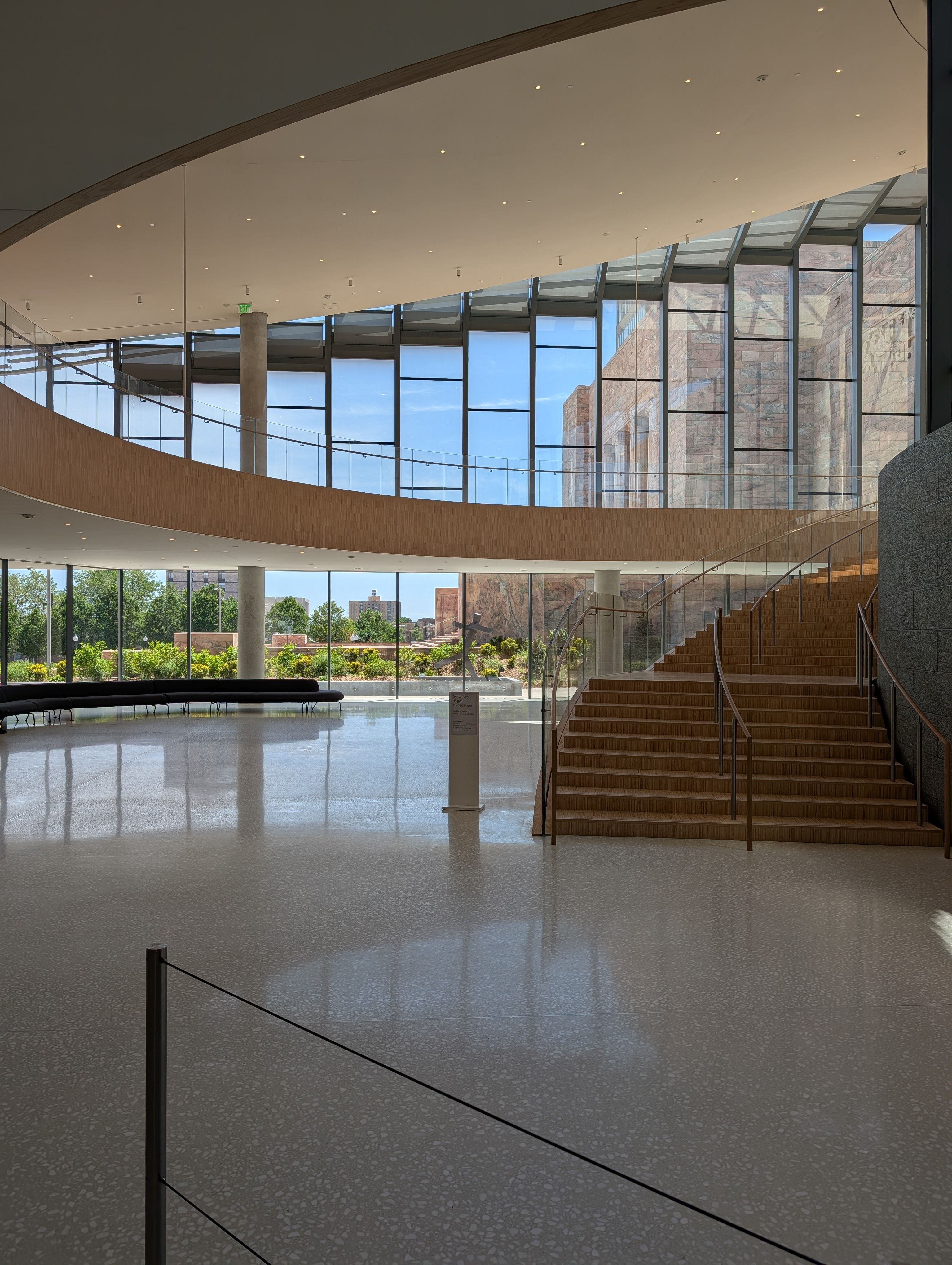 Modern Architectural Interior with Glass Windows · Free Stock Photo