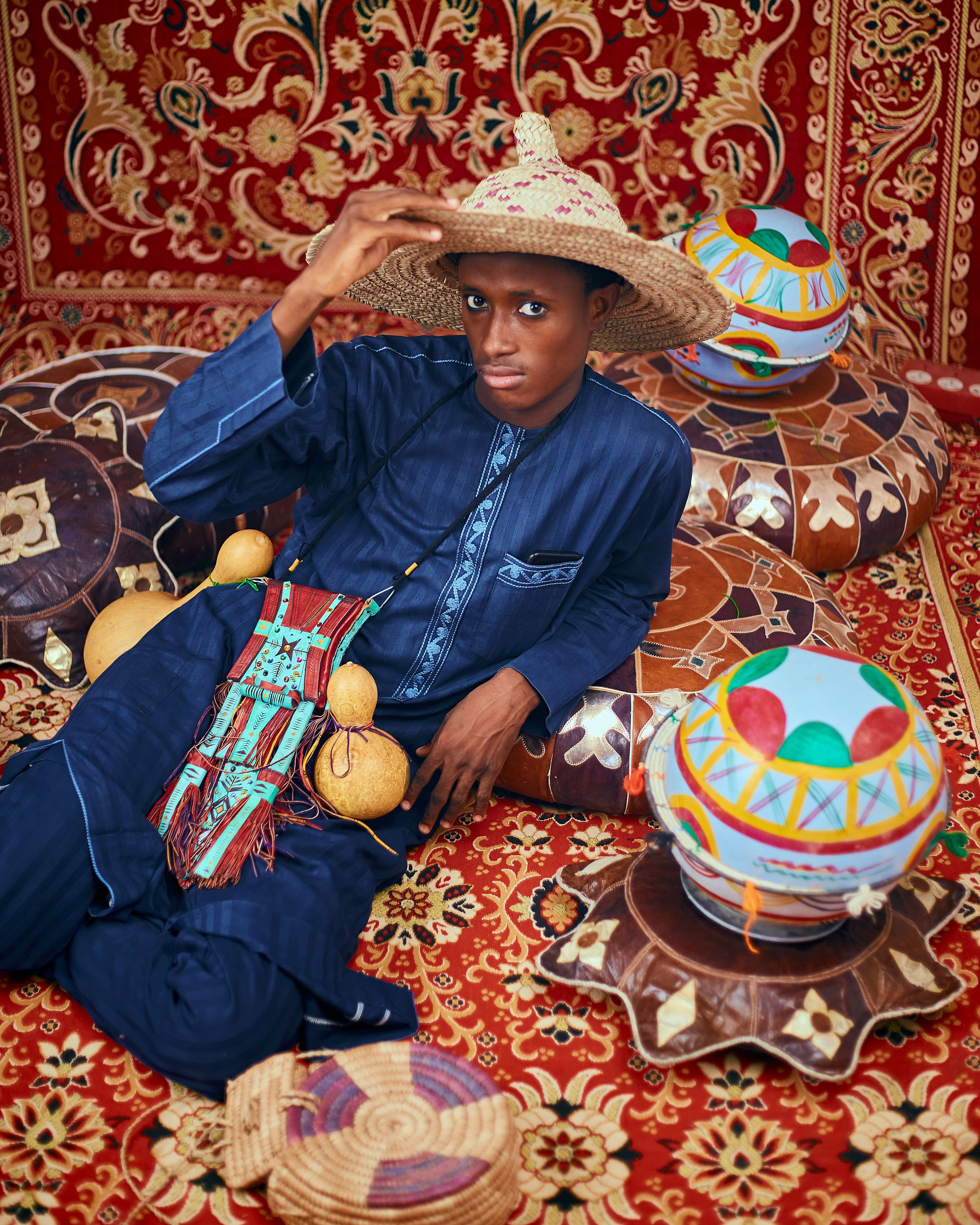 Cultural Portrait of Man in Traditional Attire · Free Stock Photo