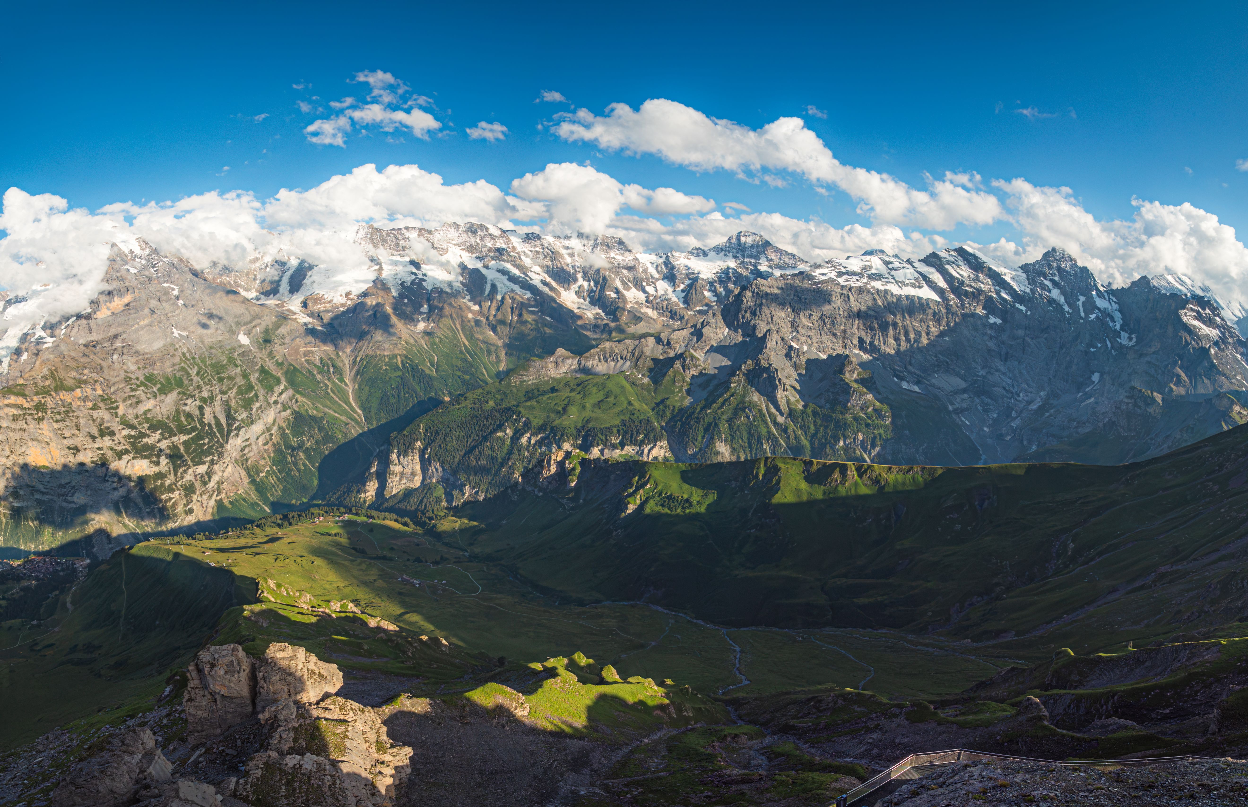 Panoramic View of Swiss Alps in Kandersteg · Free Stock Photo