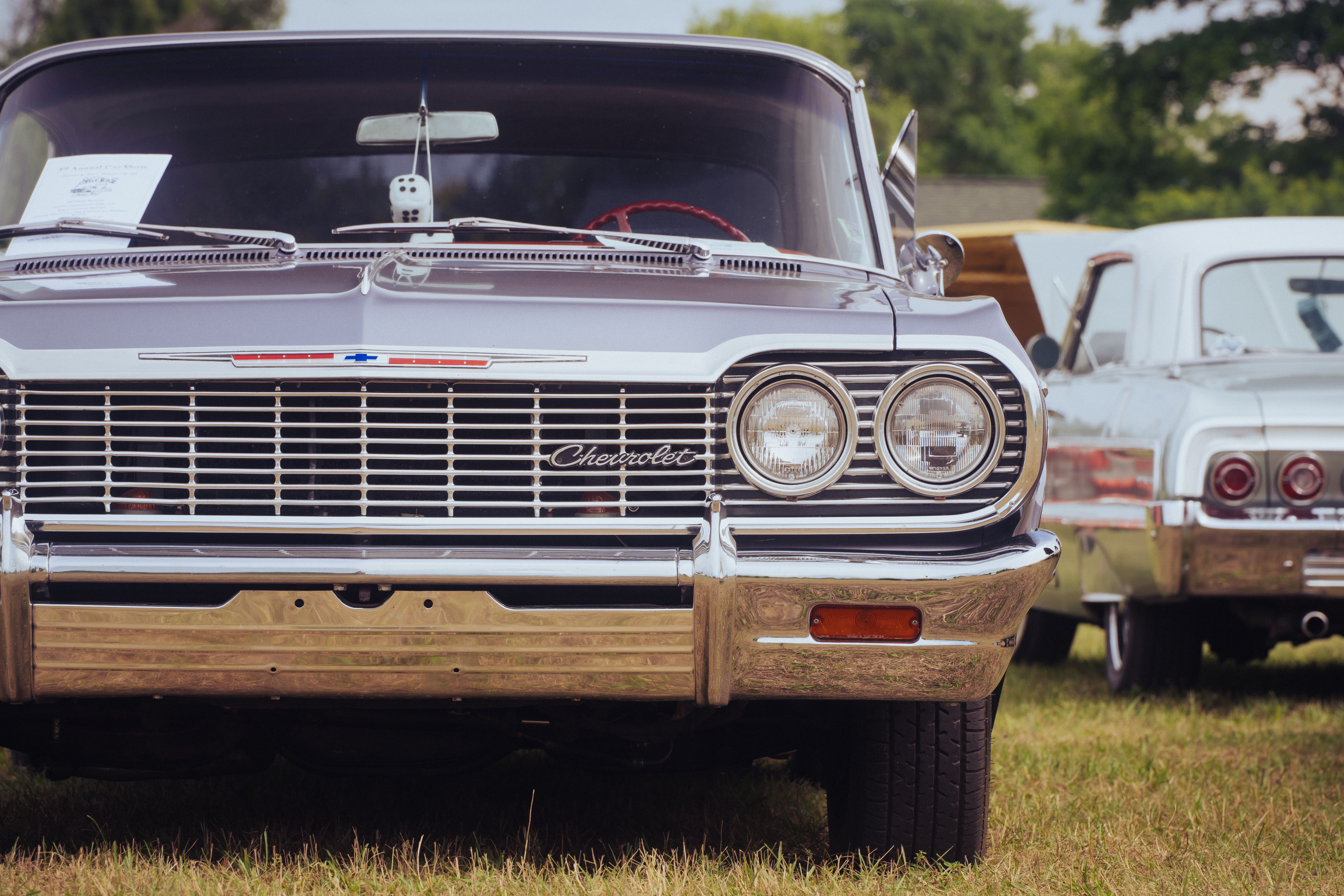 Classic Chevrolet Impala at Outdoor Car Show · Free Stock Photo