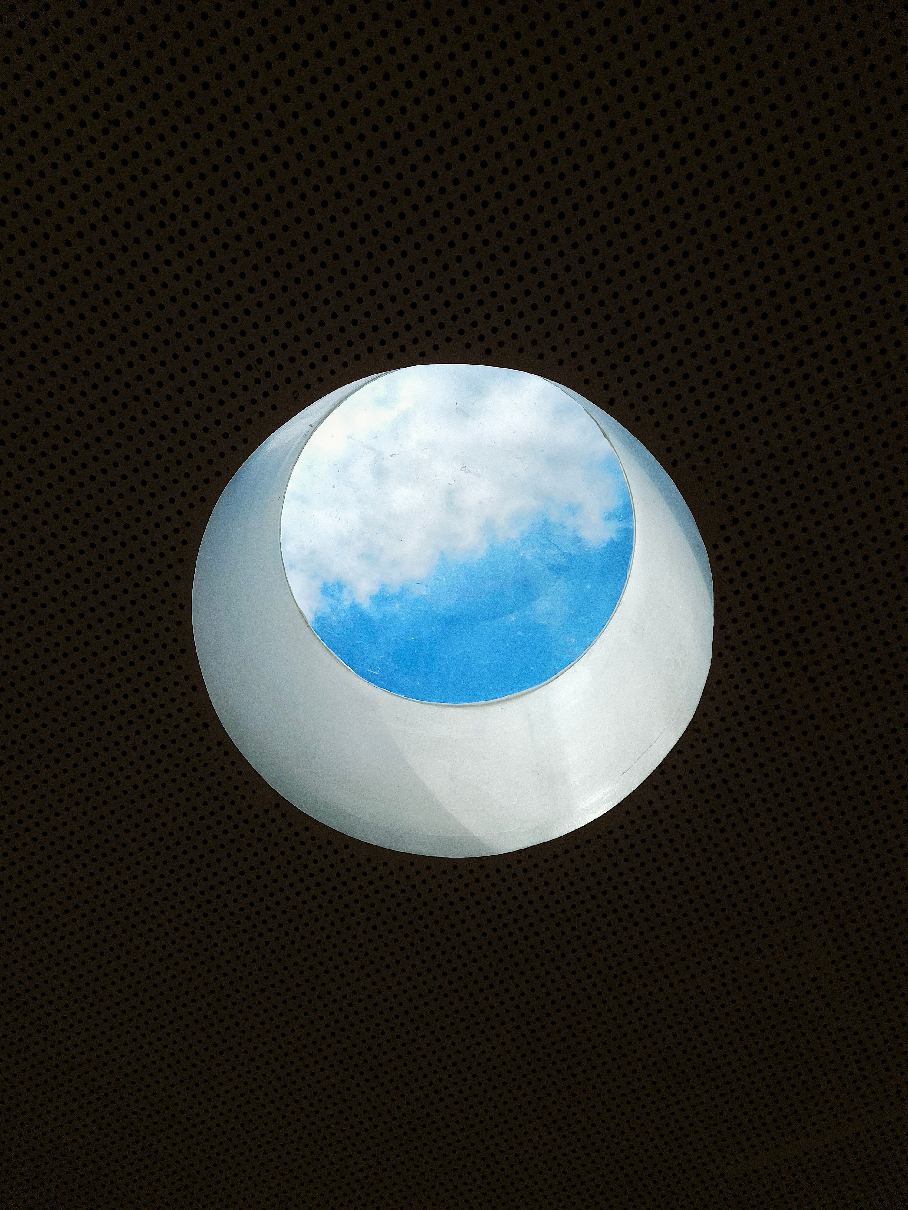 Circular Skylight with Blue Sky View from Minas Gerais · Free Stock Photo
