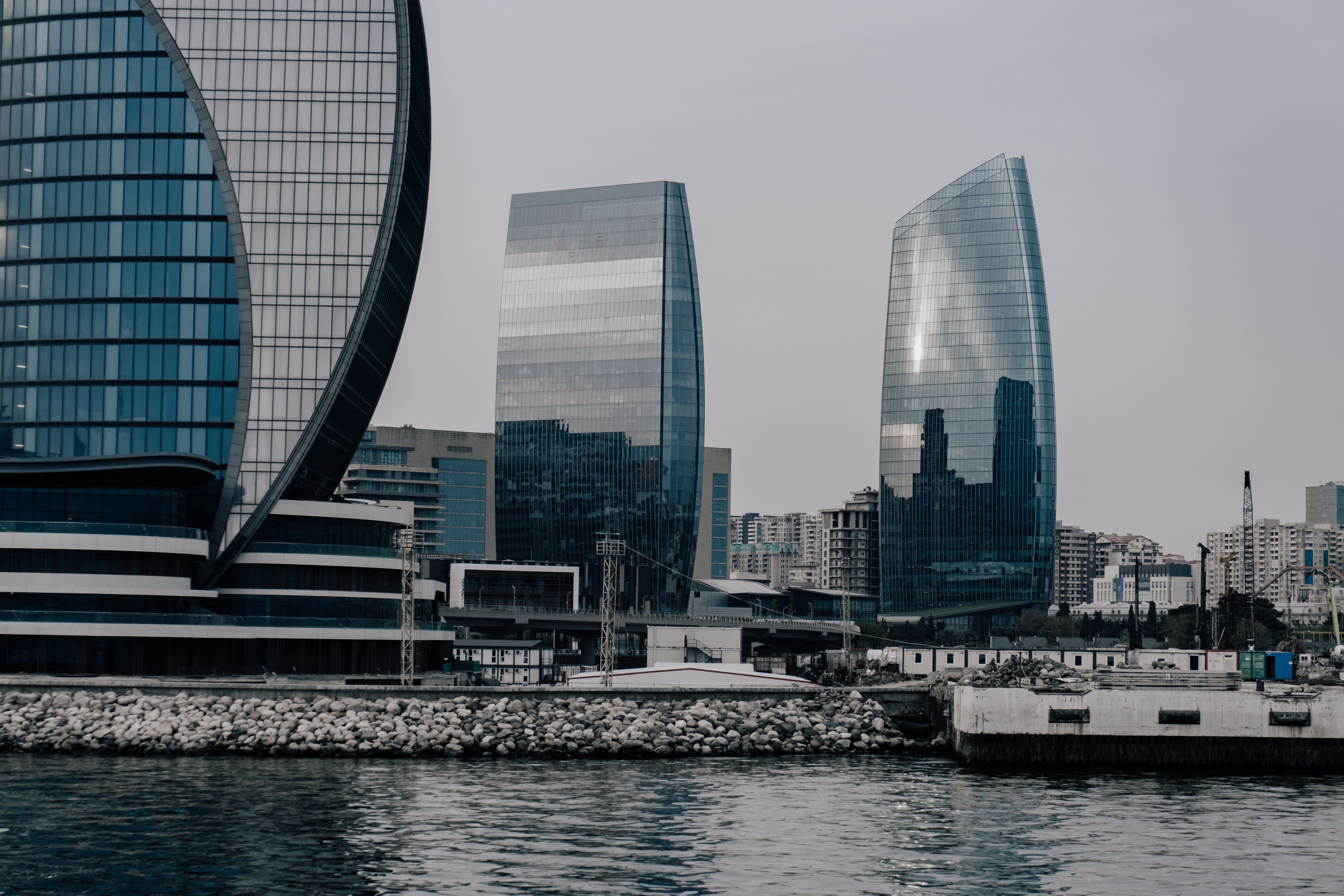 Modern Architectural Skyline with Skyscrapers · Free Stock Photo