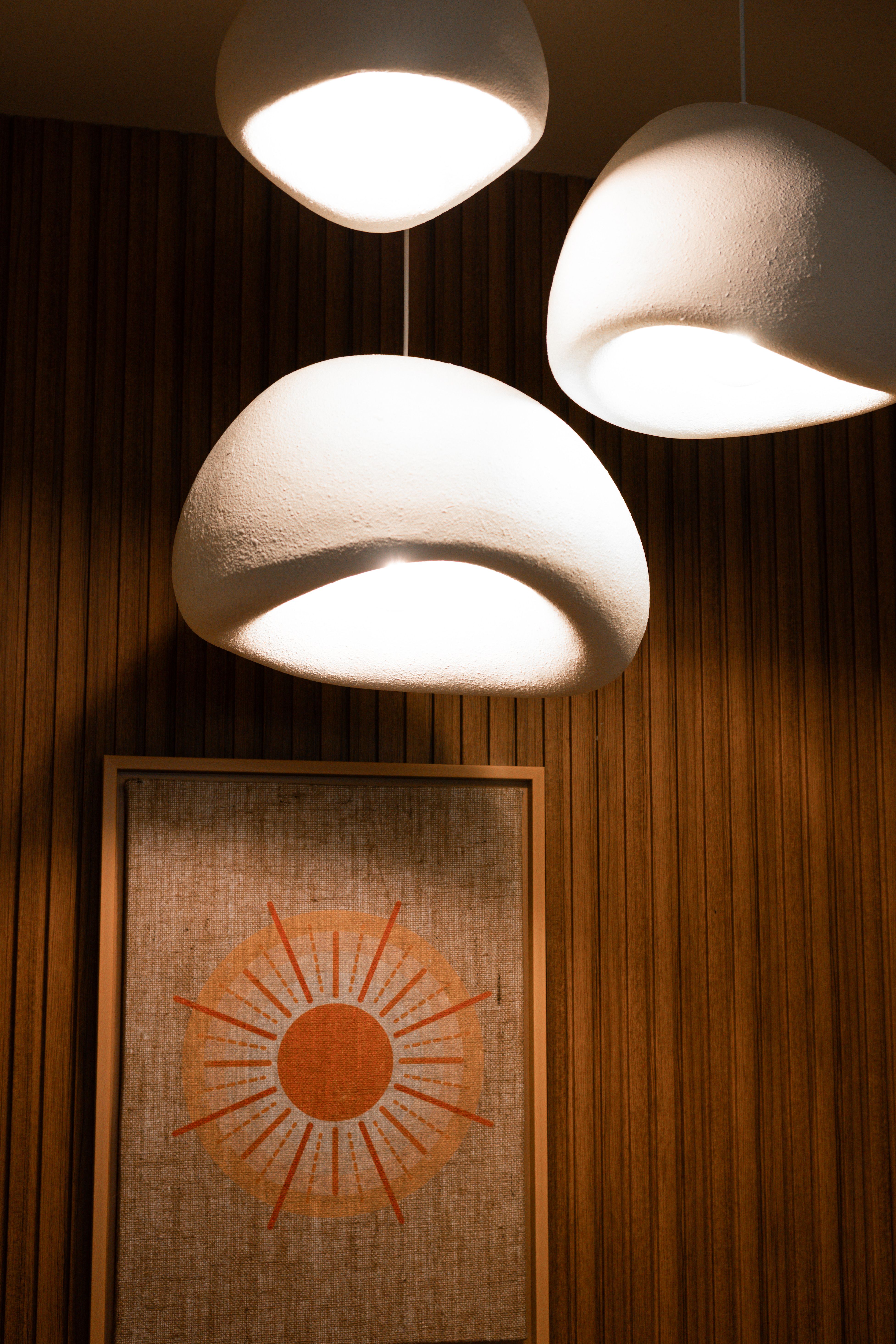 Elegant Interior with Sculptural Lighting · Free Stock Photo