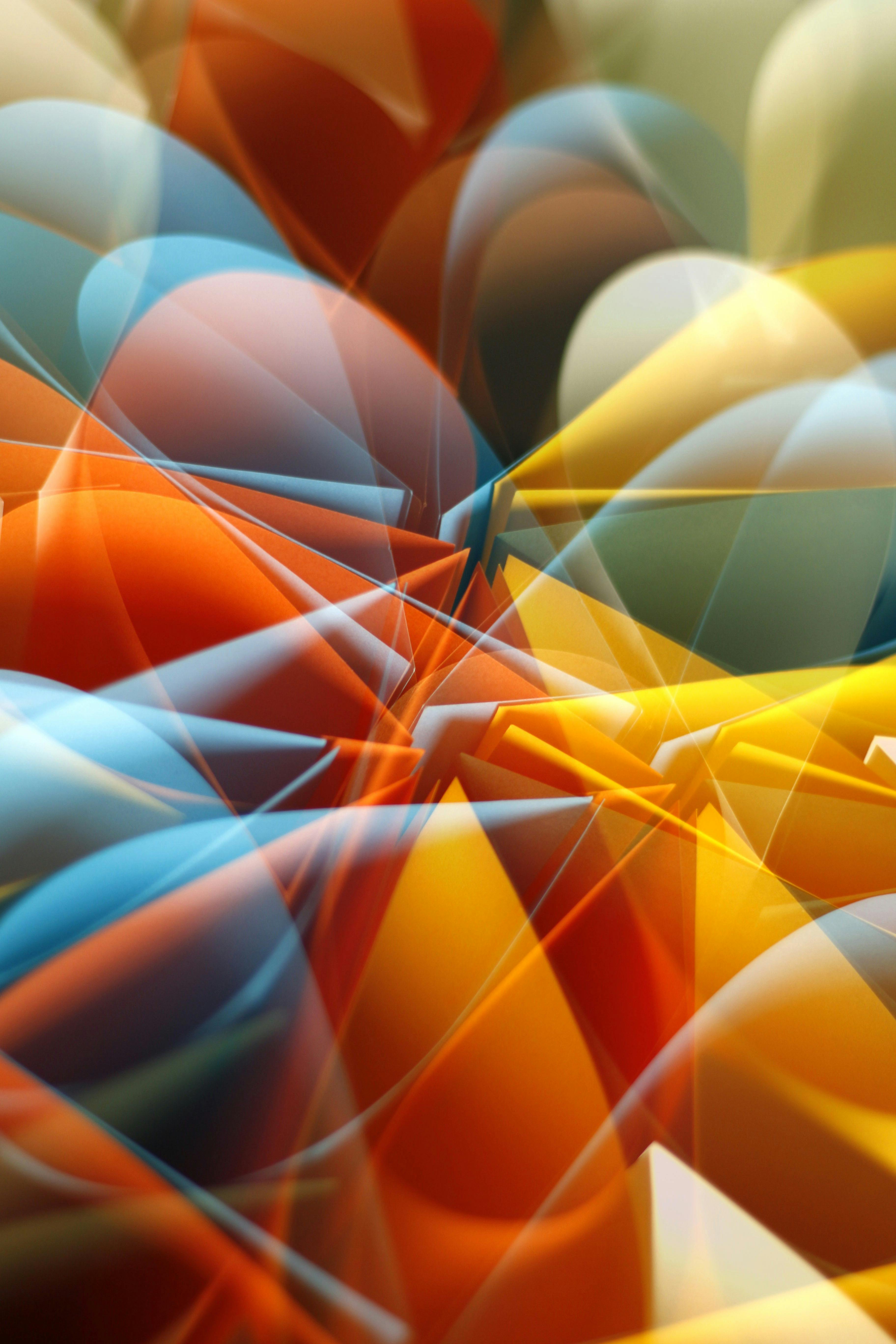 Blue, Green, Orange and Red Rainbow Design Decoration · Free Stock Photo