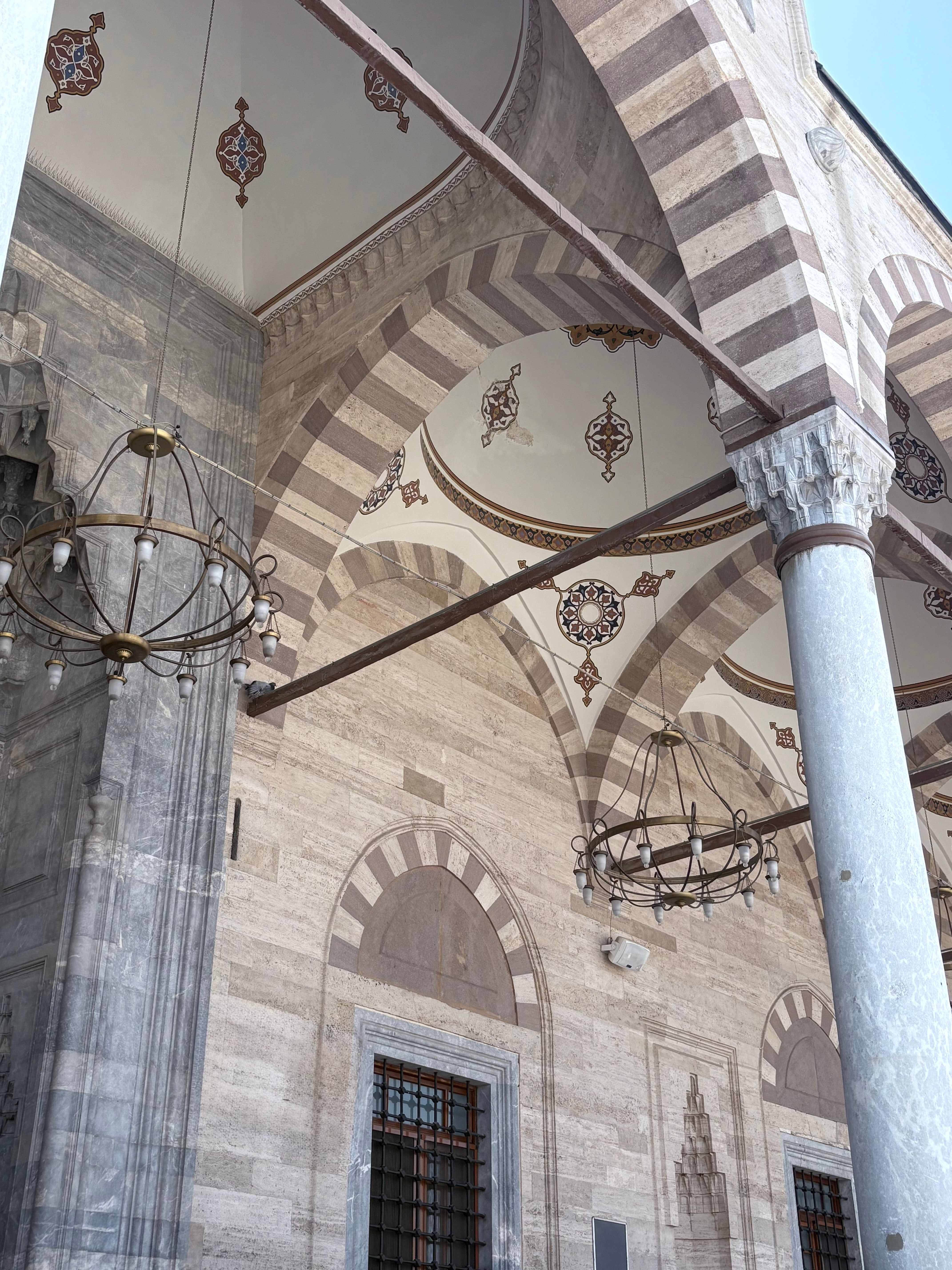Ottoman Architectural Details with Chandeliers · Free Stock Photo