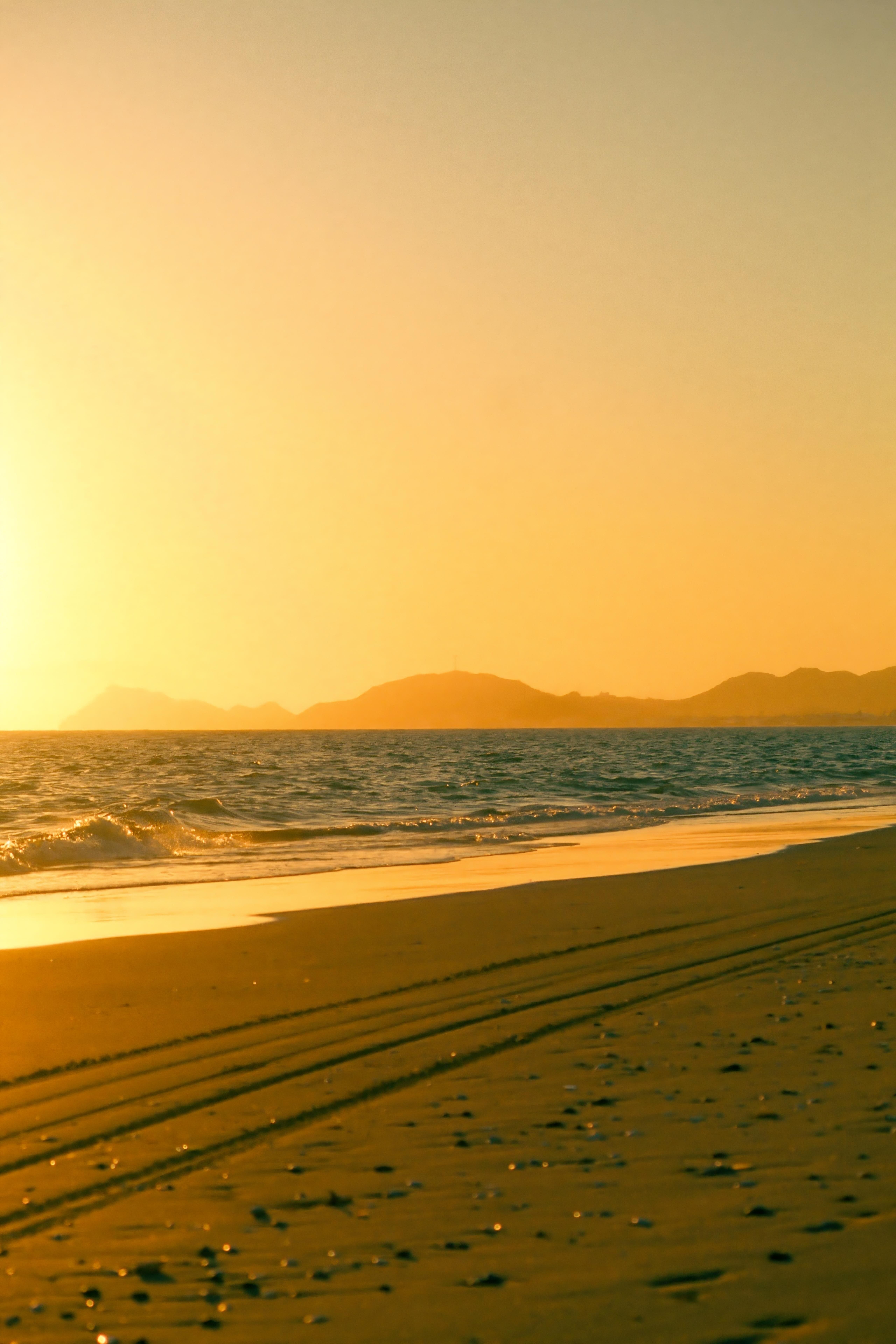 Golden Sunset at Bahía de Kino Beach · Free Stock Photo
