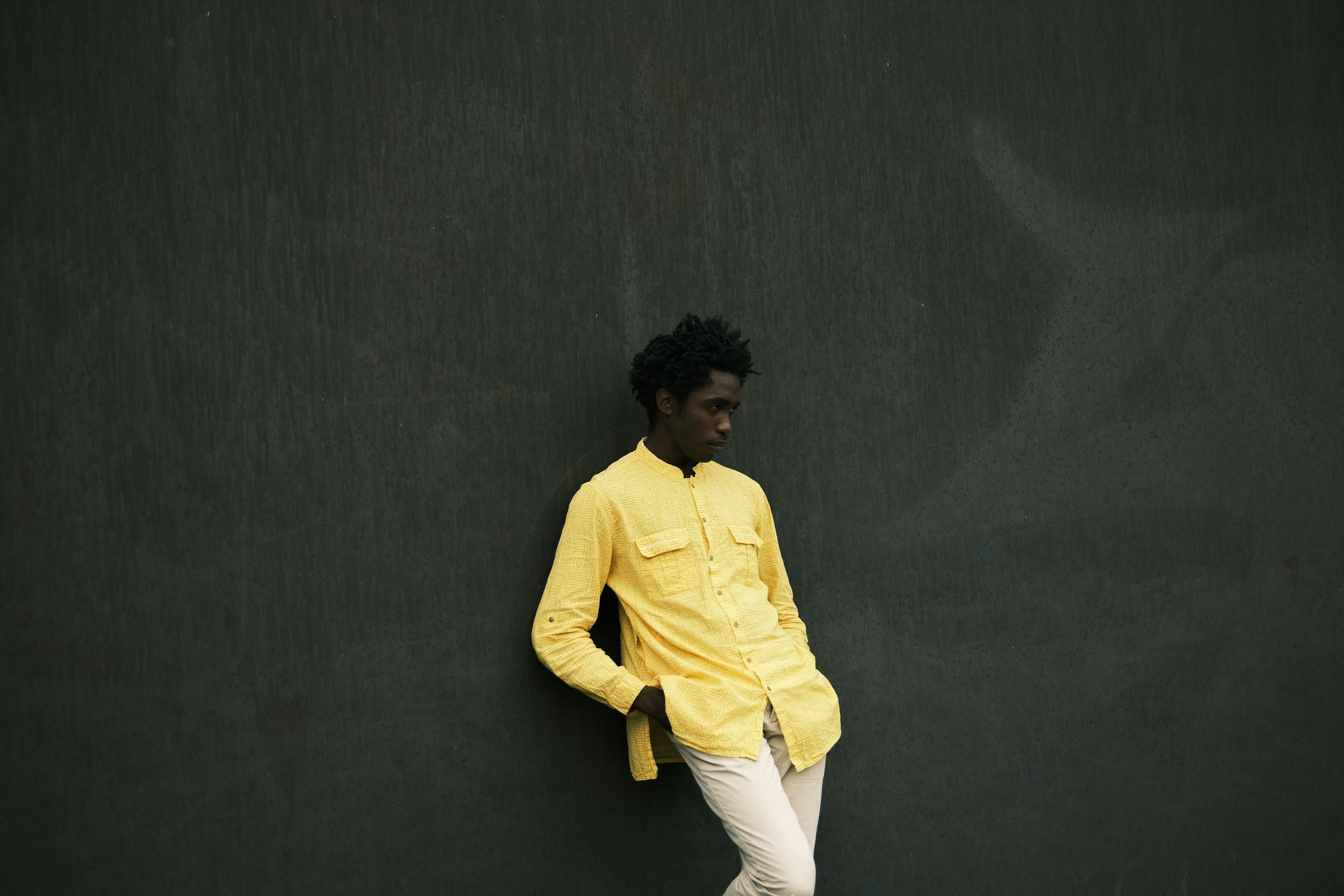 Man Wearing Yellow Jacket · Free Stock Photo
