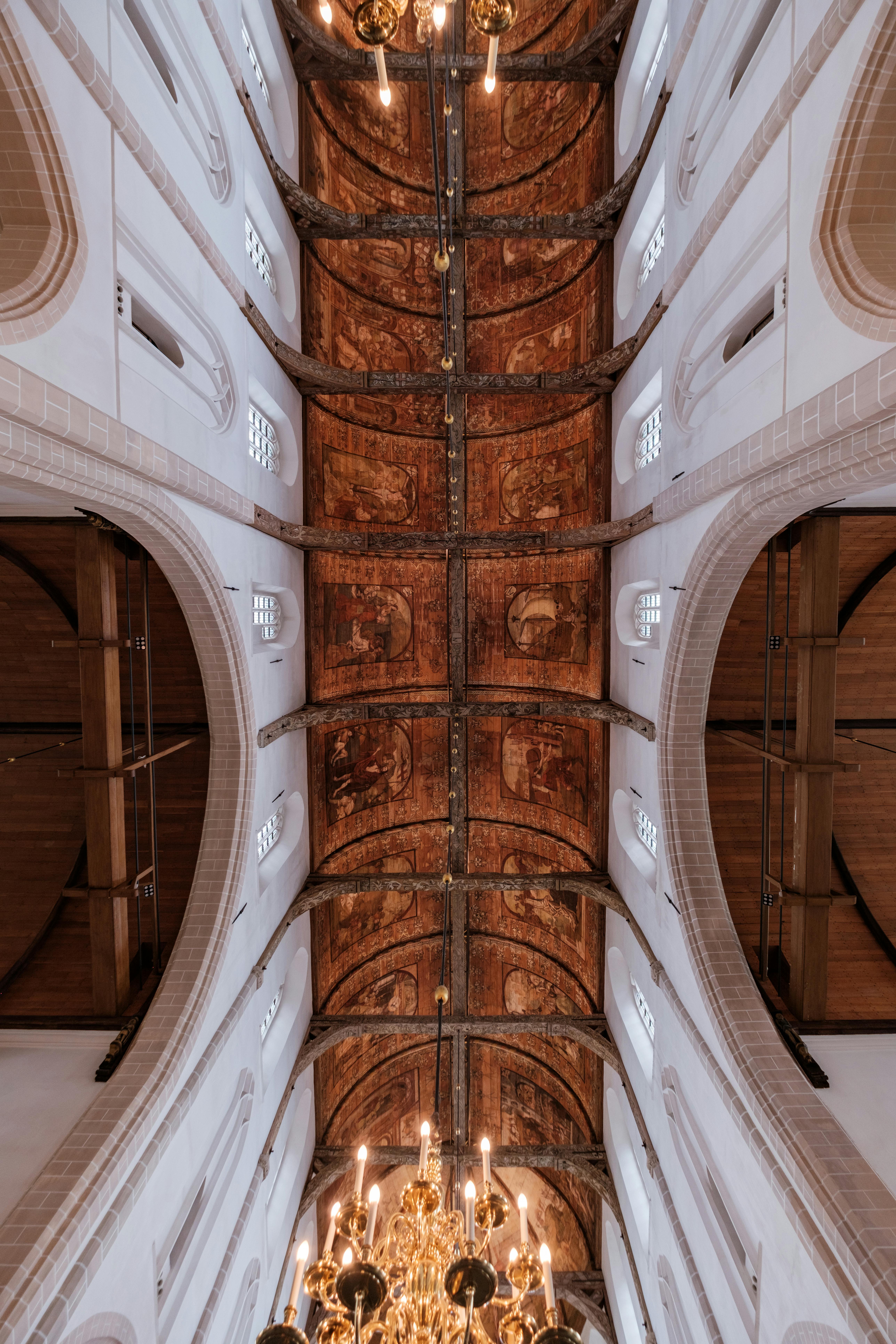 Stunning Gothic Ceiling in Naarden Church · Free Stock Photo