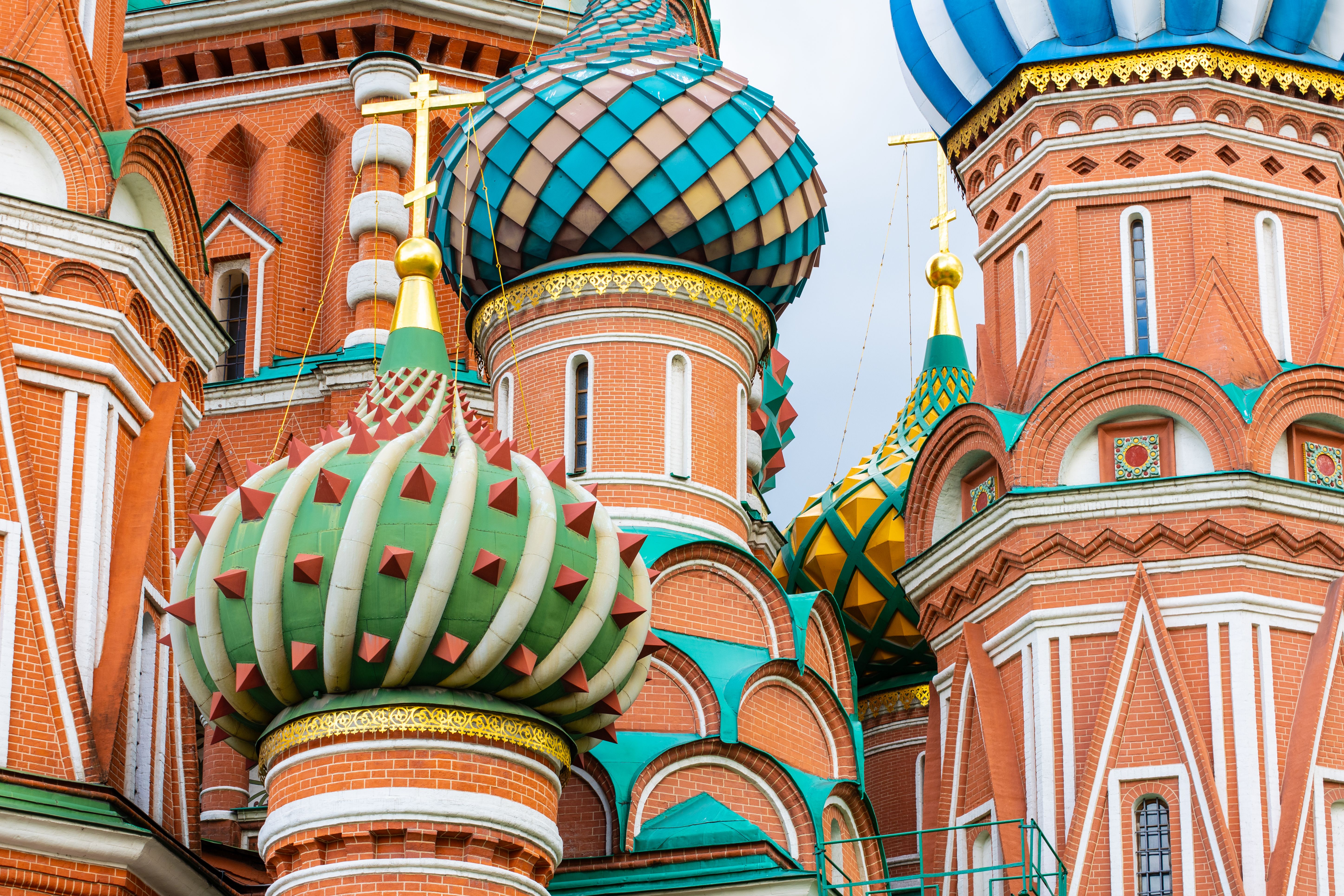 Colorful Domes of Saint Basil's Cathedral, Moscow · Free Stock Photo