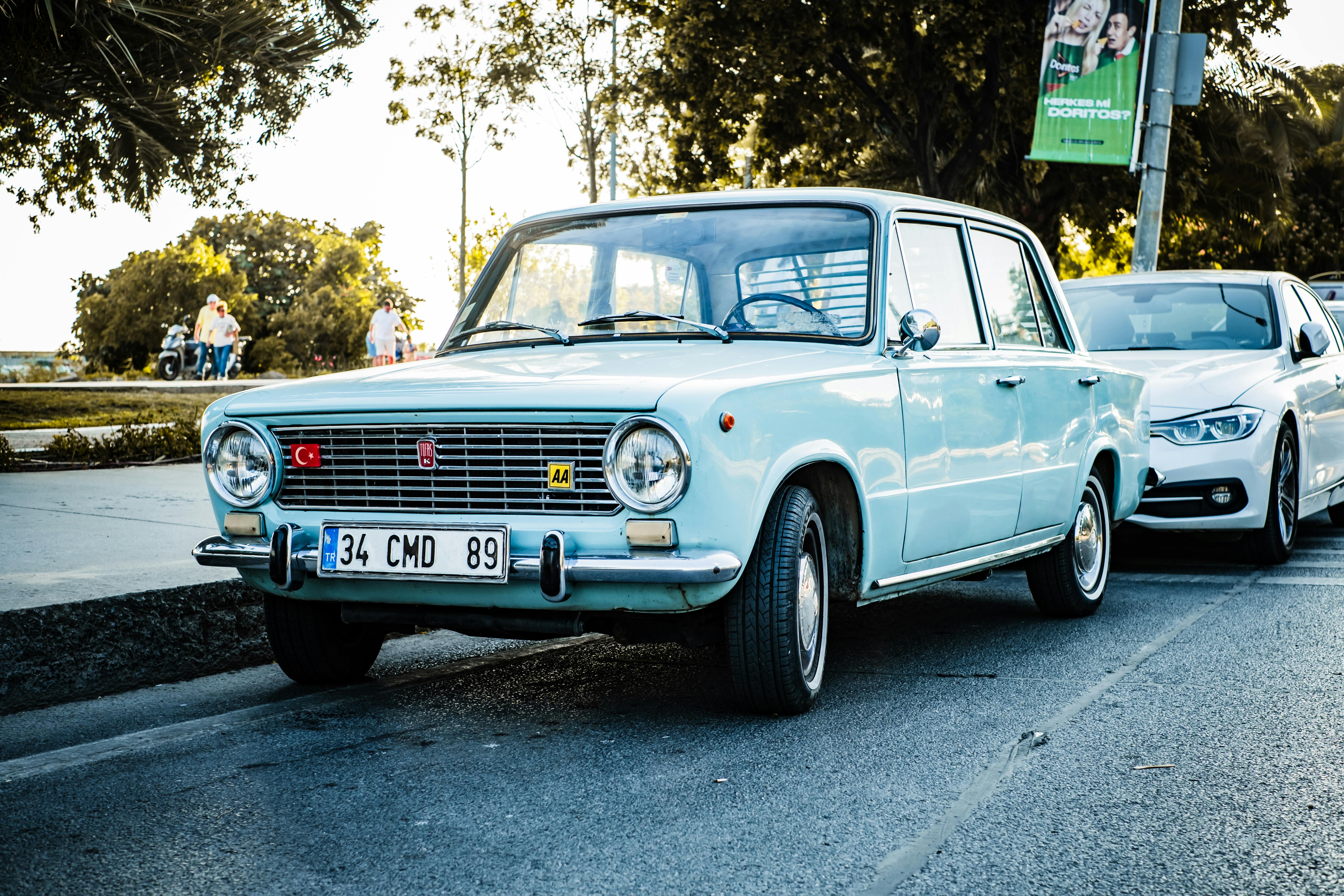 Photo of Five Cars Parked · Free Stock Photo