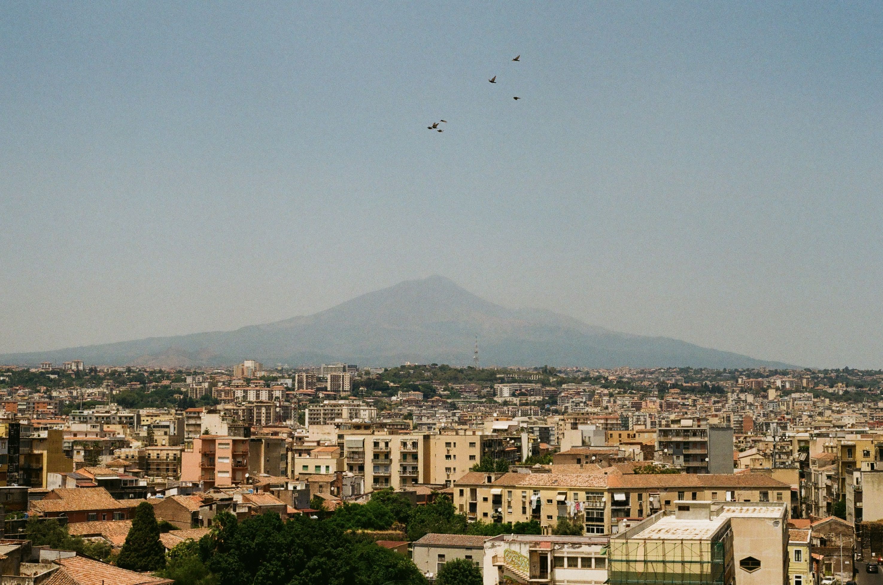 Panoramic View of Catania with Mount Etna · Free Stock Photo
