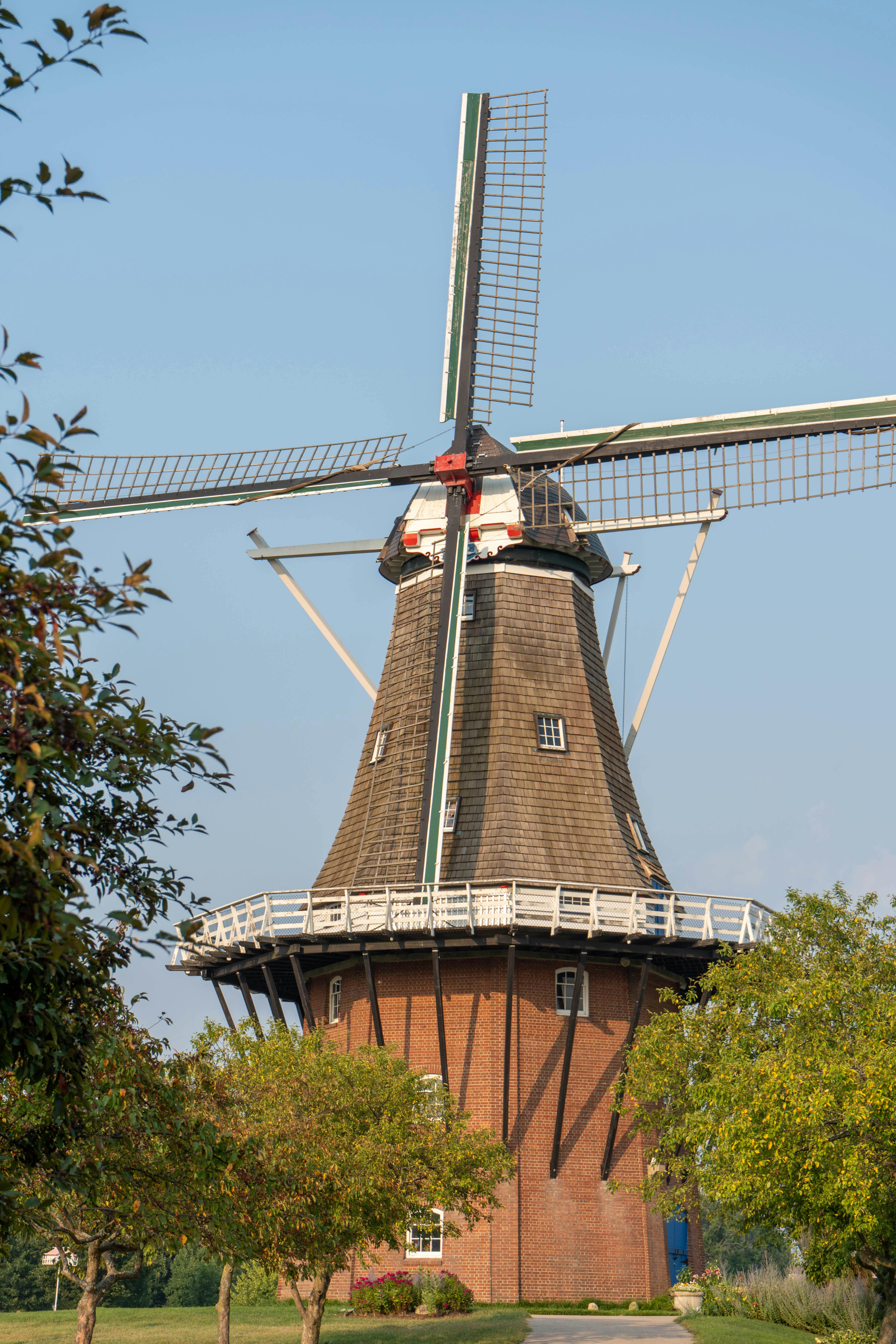 Authentic Dutch Windmill in Holland, Michigan · Free Stock Photo