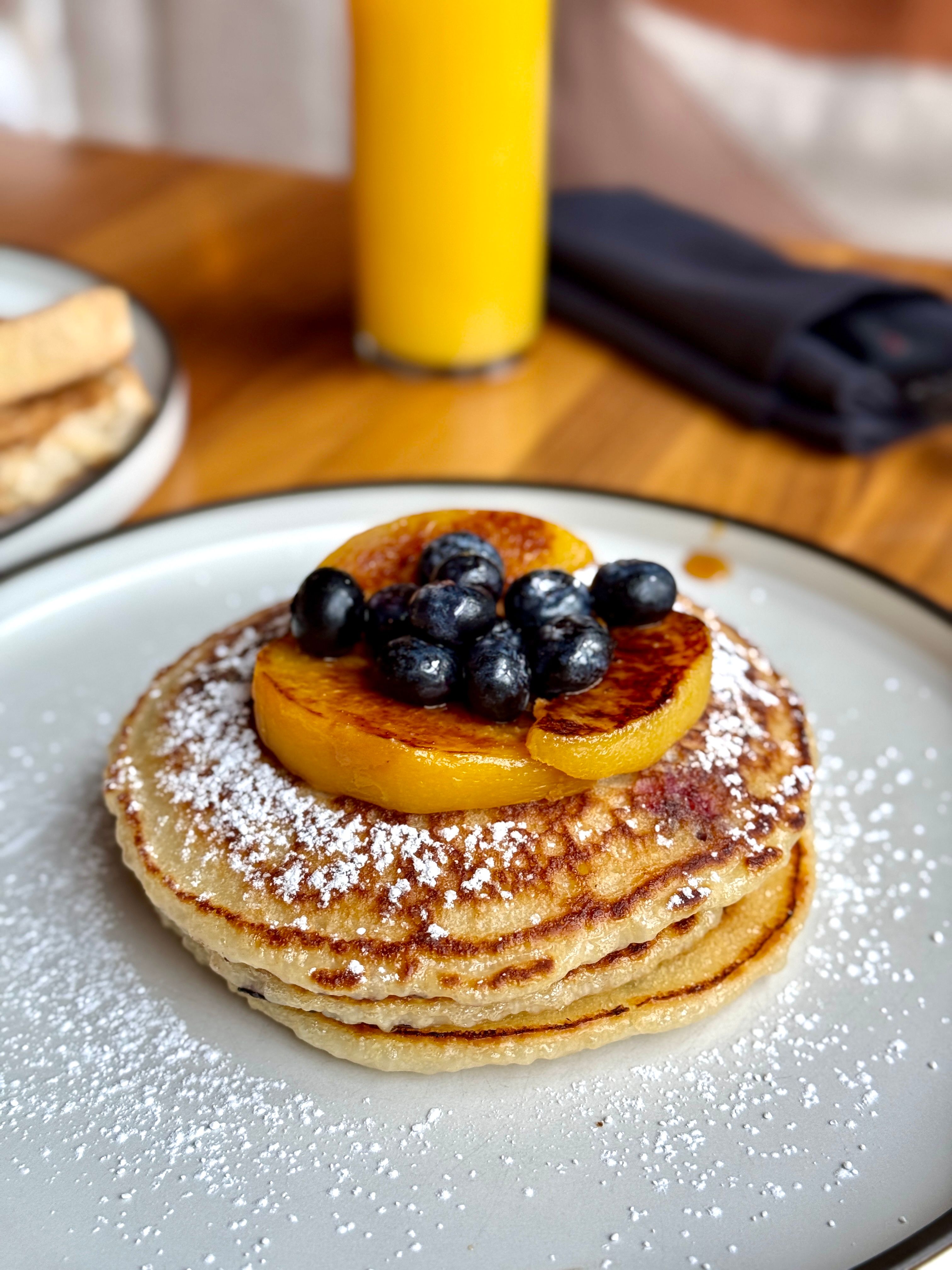 Close-Up Photo Of Pancake On Top Of The Table · Free Stock Photo