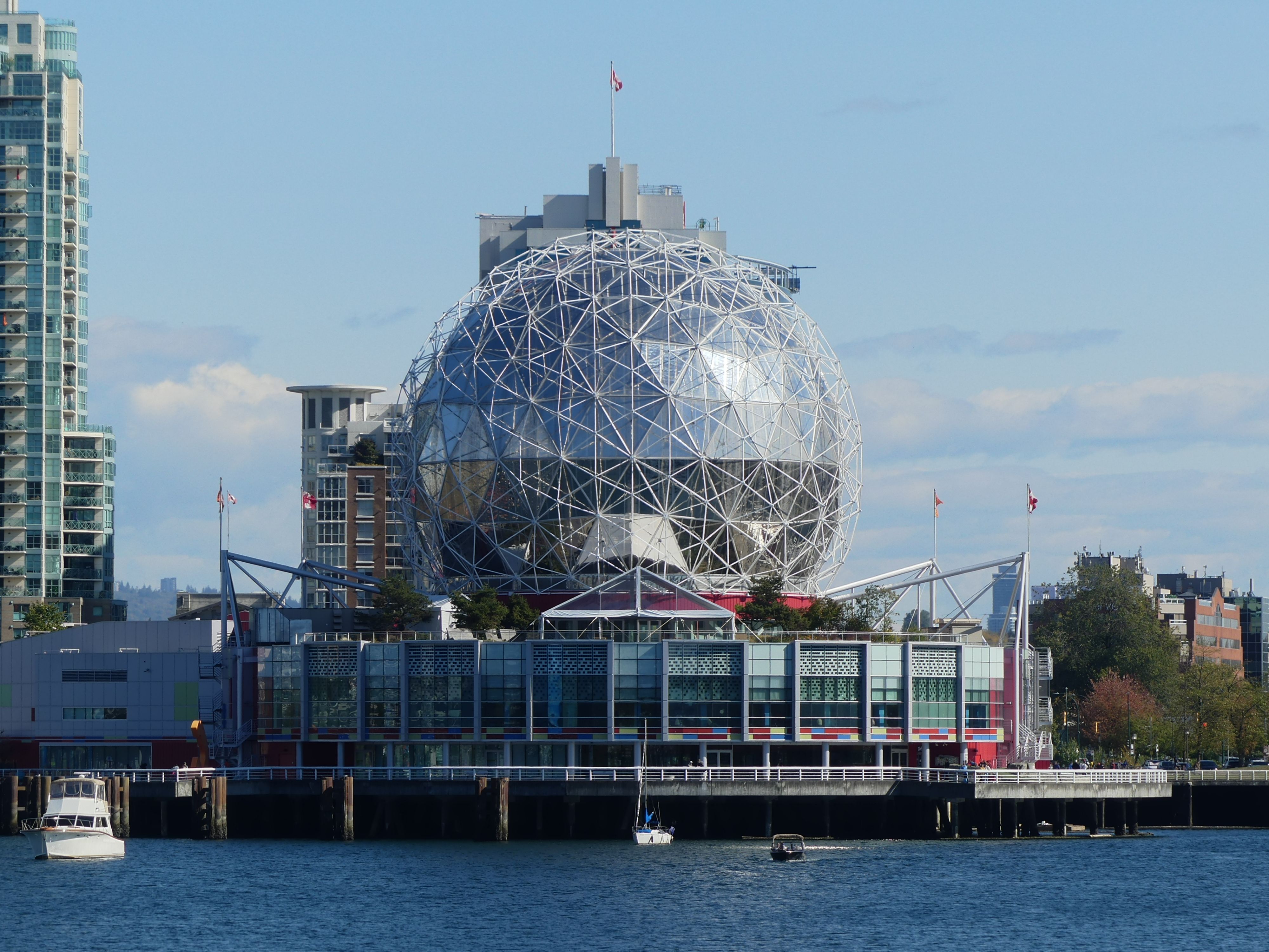 Vancouver Science World Geodesic Dome by Water · Free Stock Photo