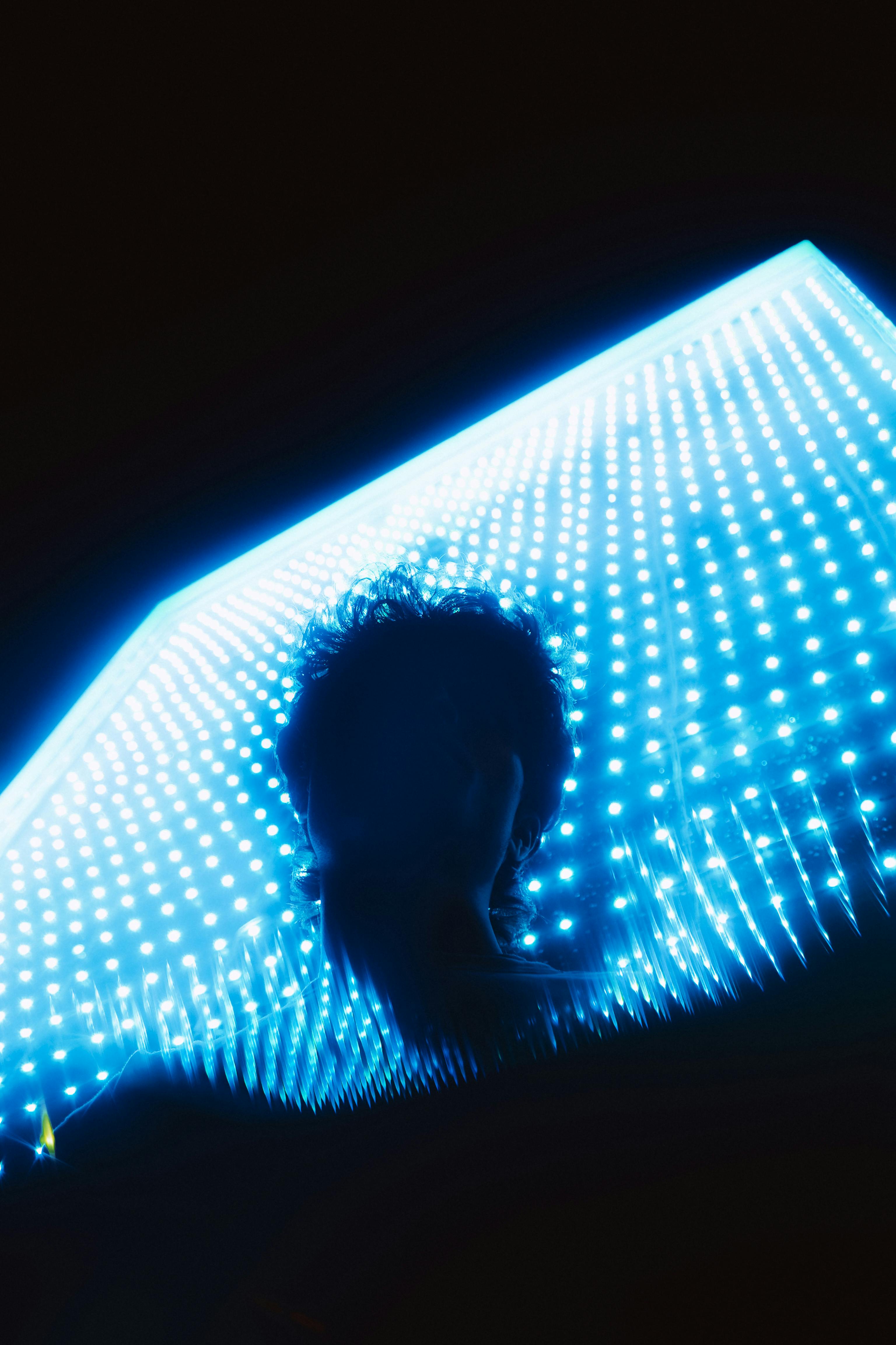 Blue Glitch Digital Guy Photos, Download The BEST Free Blue Glitch ...