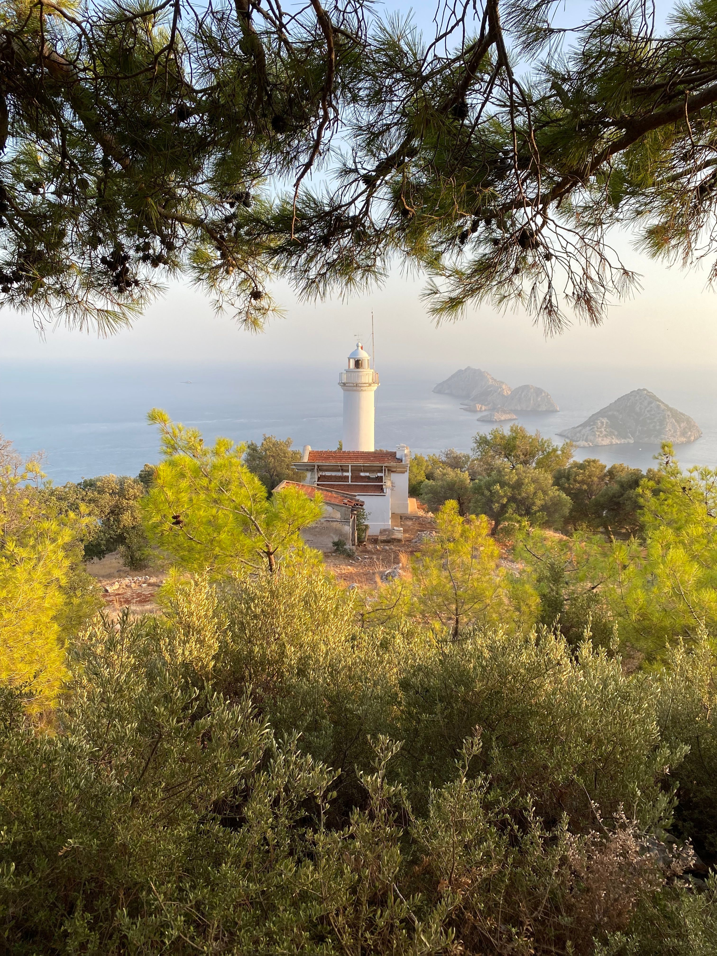 Lighthouse Overlooking the Mediterranean Sea in Turkey · Free Stock Photo