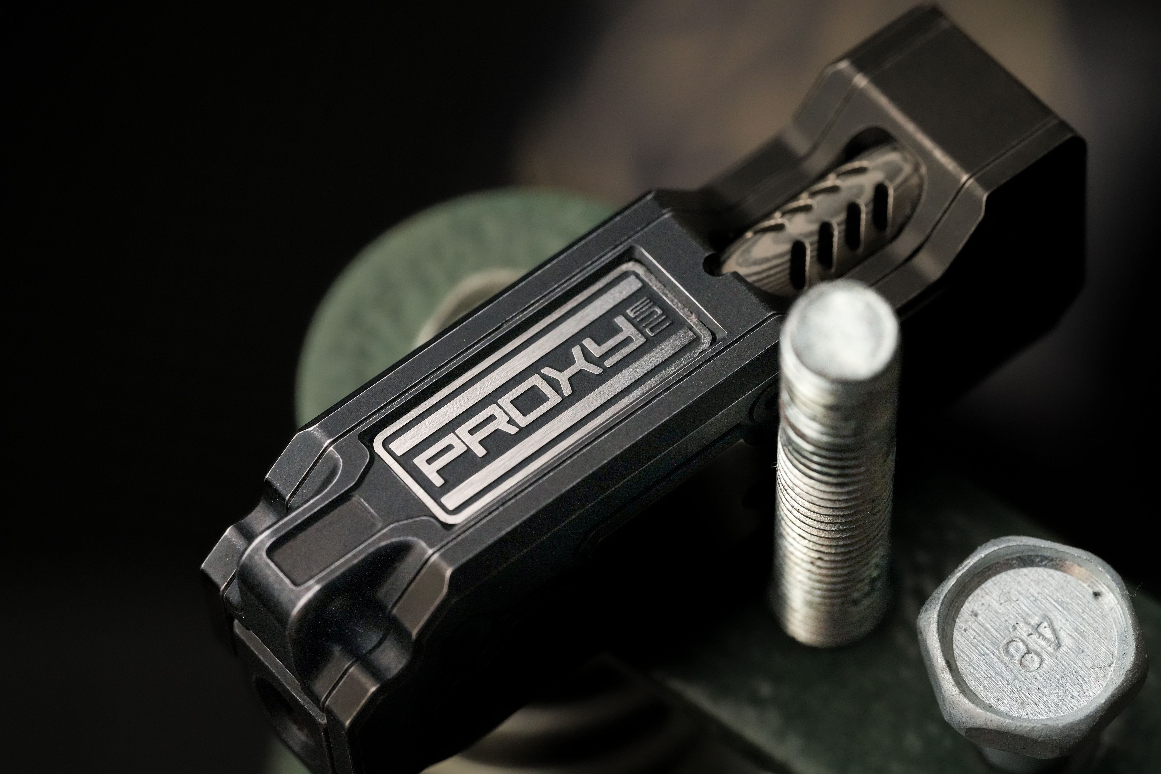 High-Precision Industrial Tool with Prototype Marking · Free Stock Photo
