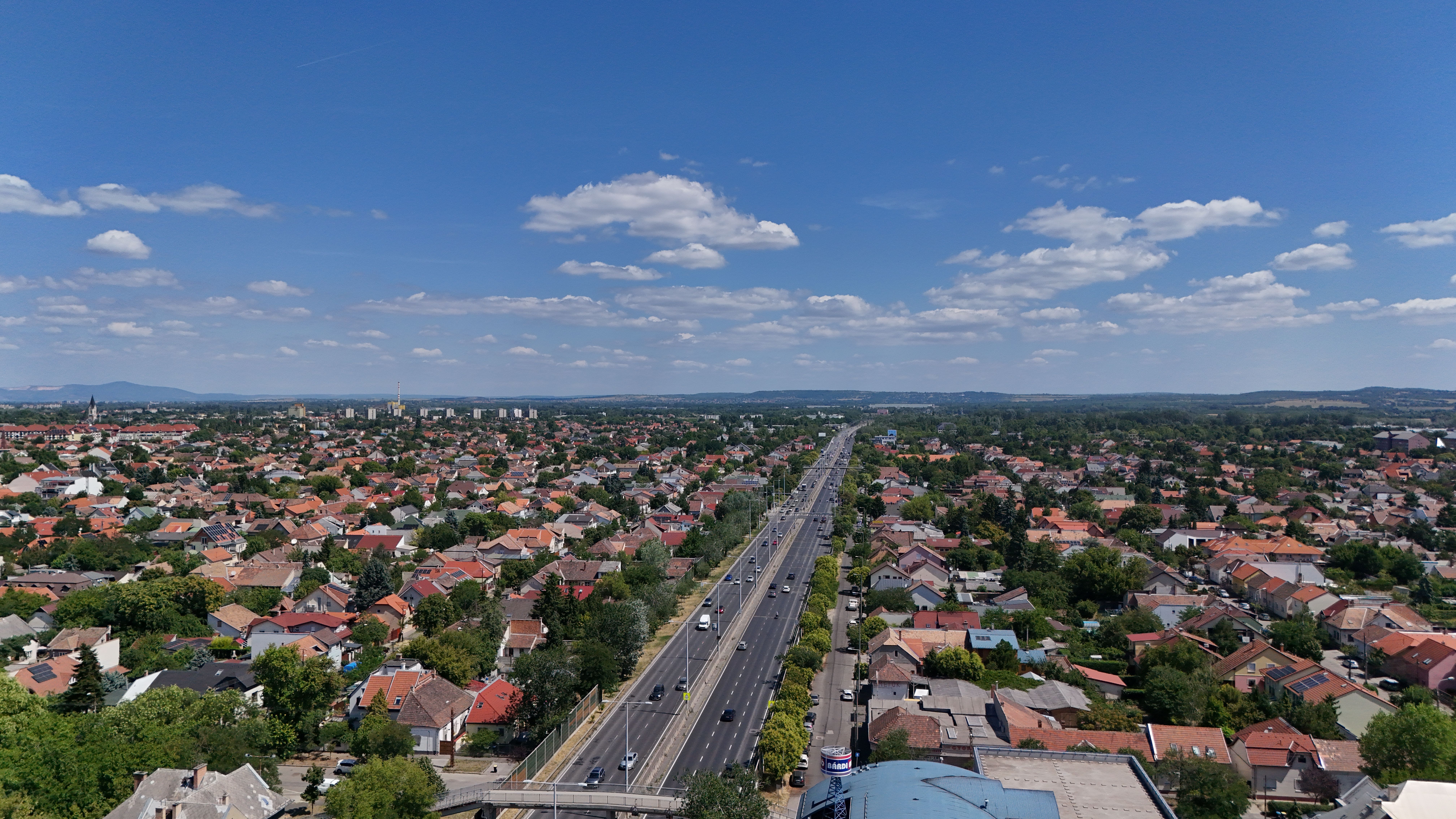 Aerial View of Houses in a Residential Area · Free Stock Photo
