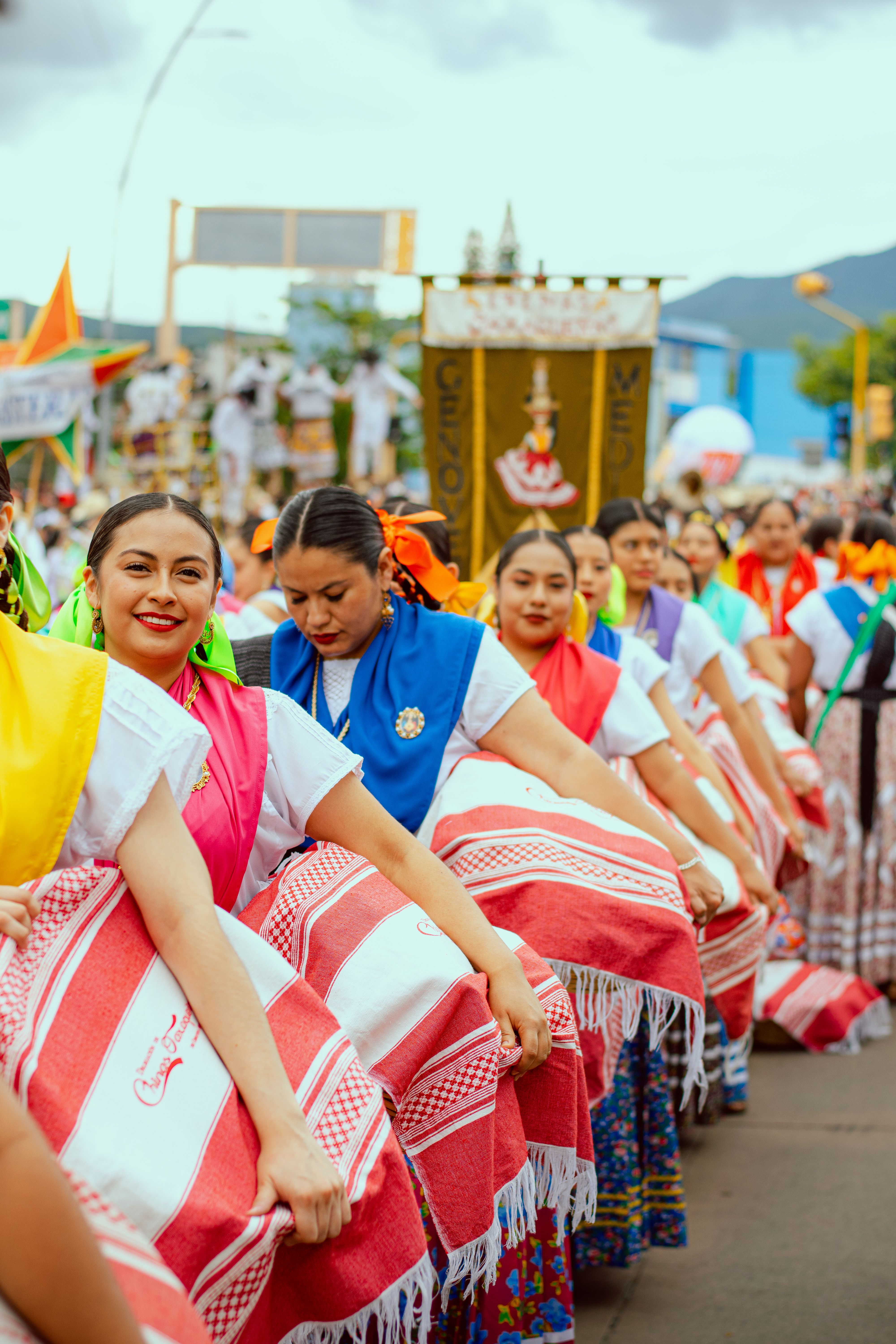 Colorful Traditional Dance Parade in Oaxaca · Free Stock Photo