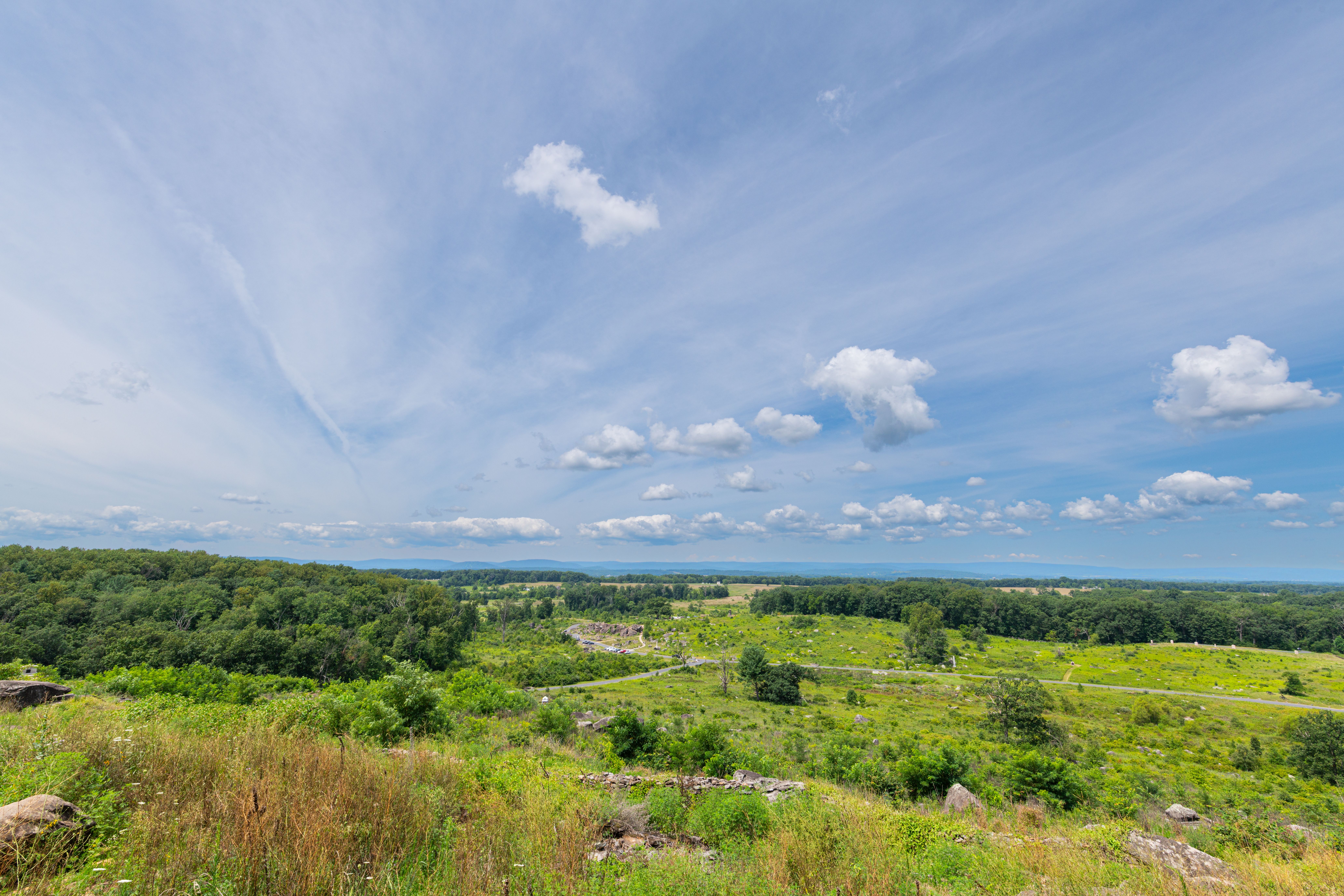 Scenic View of Gettysburg Battlefield Landscape · Free Stock Photo