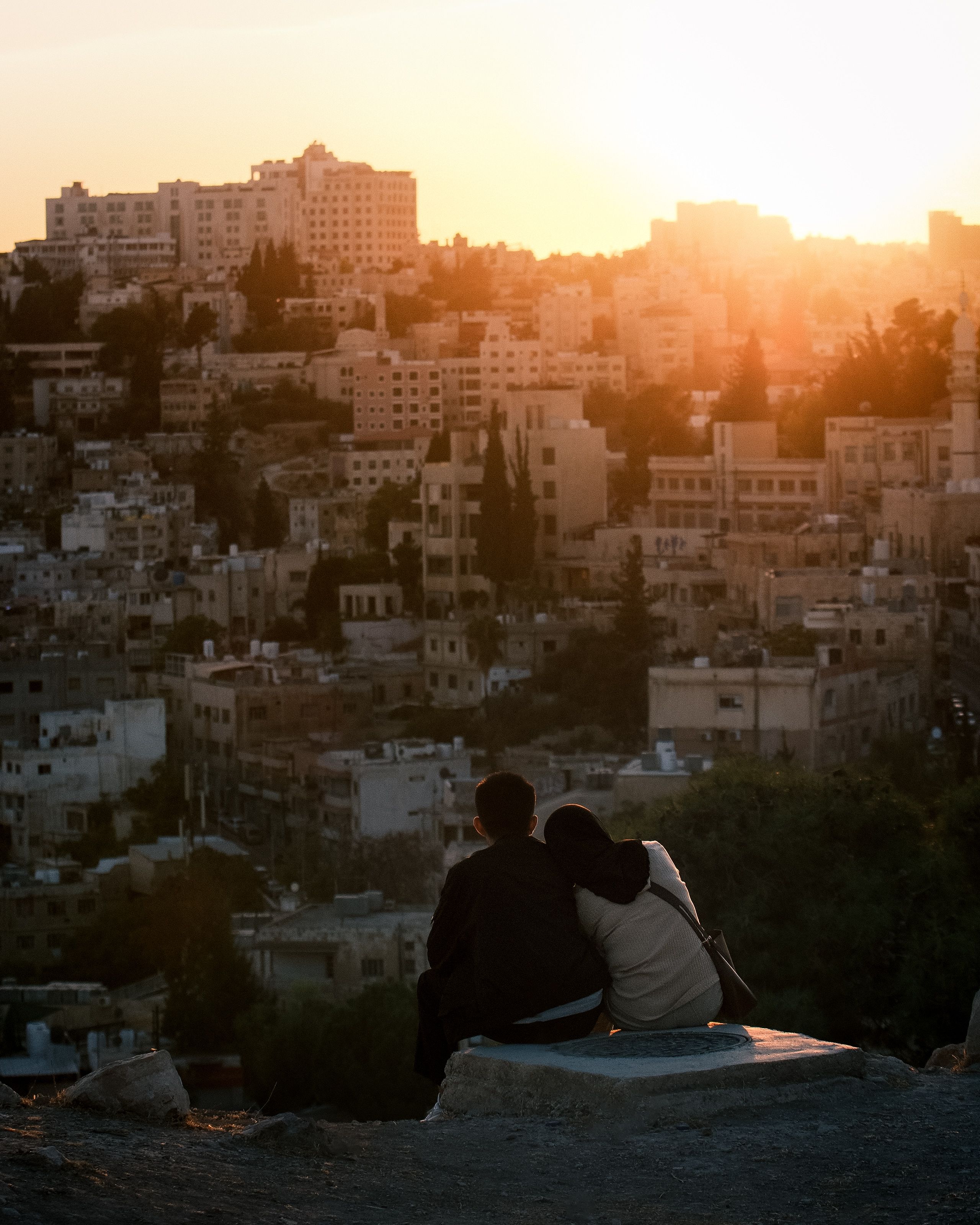 Romantic Sunset View Over Amman Cityscape · Free Stock Photo