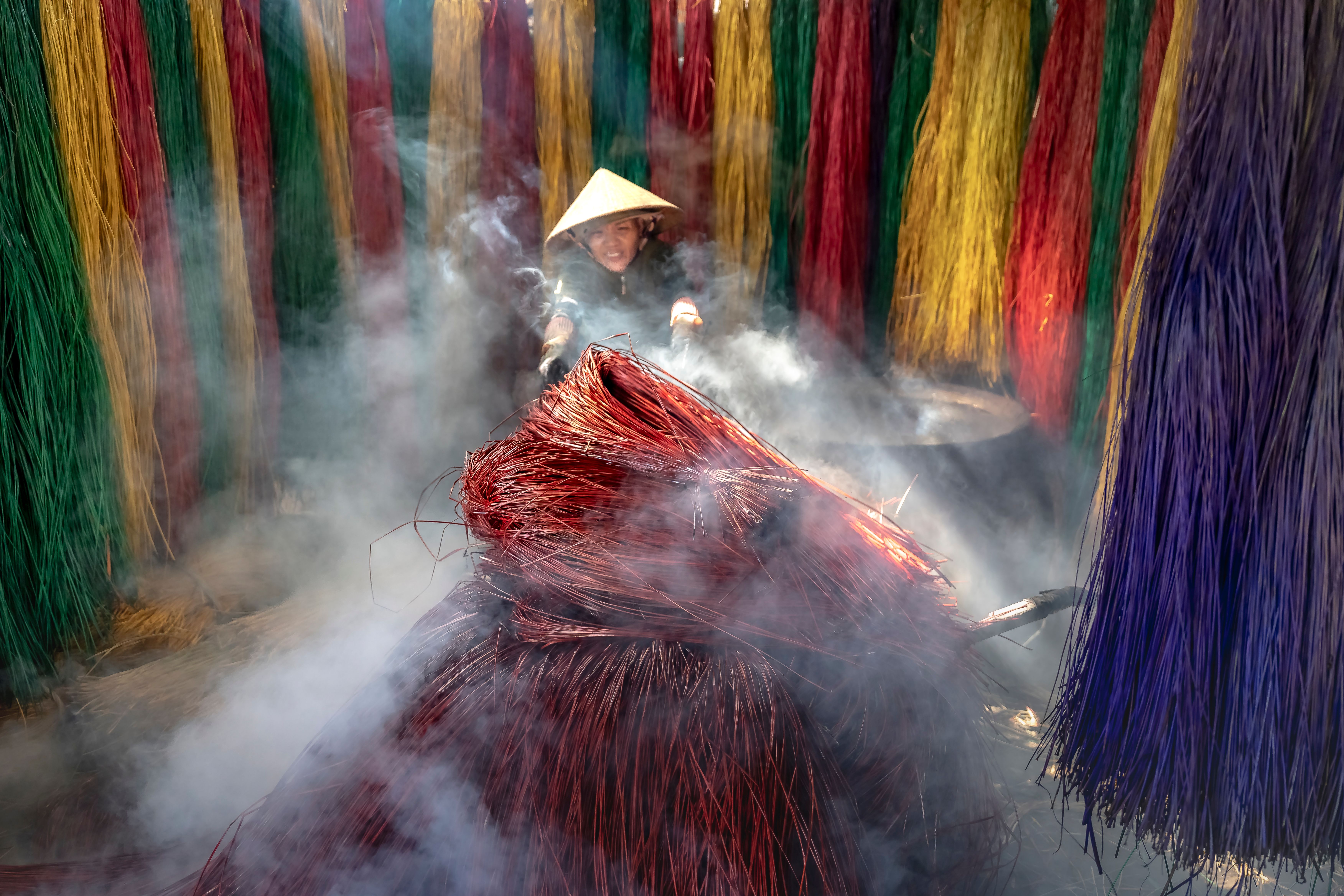 Traditional Vietnamese Incense Making Process · Free Stock Photo