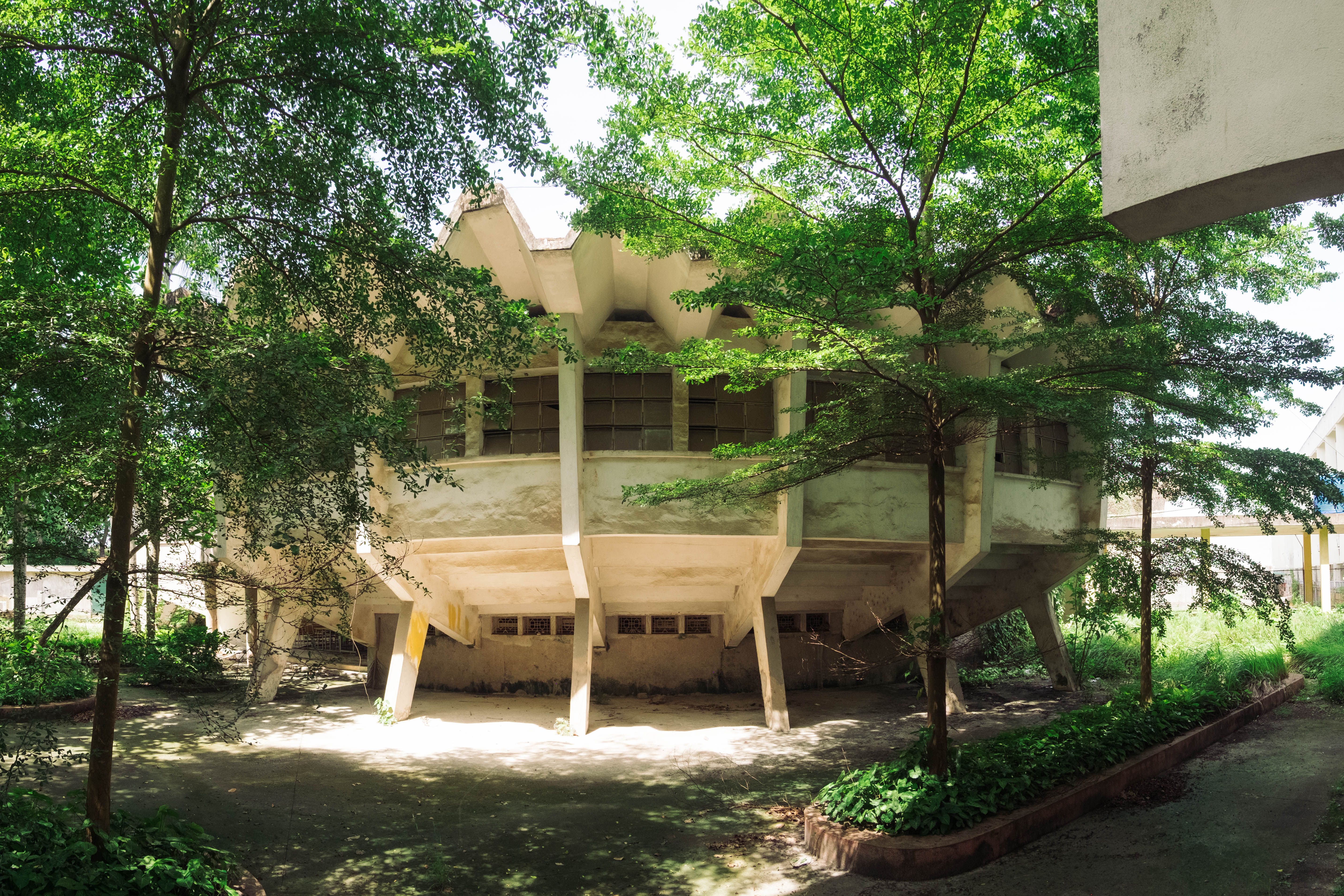 Unique Architectural Structure in Hanoi University · Free Stock Photo