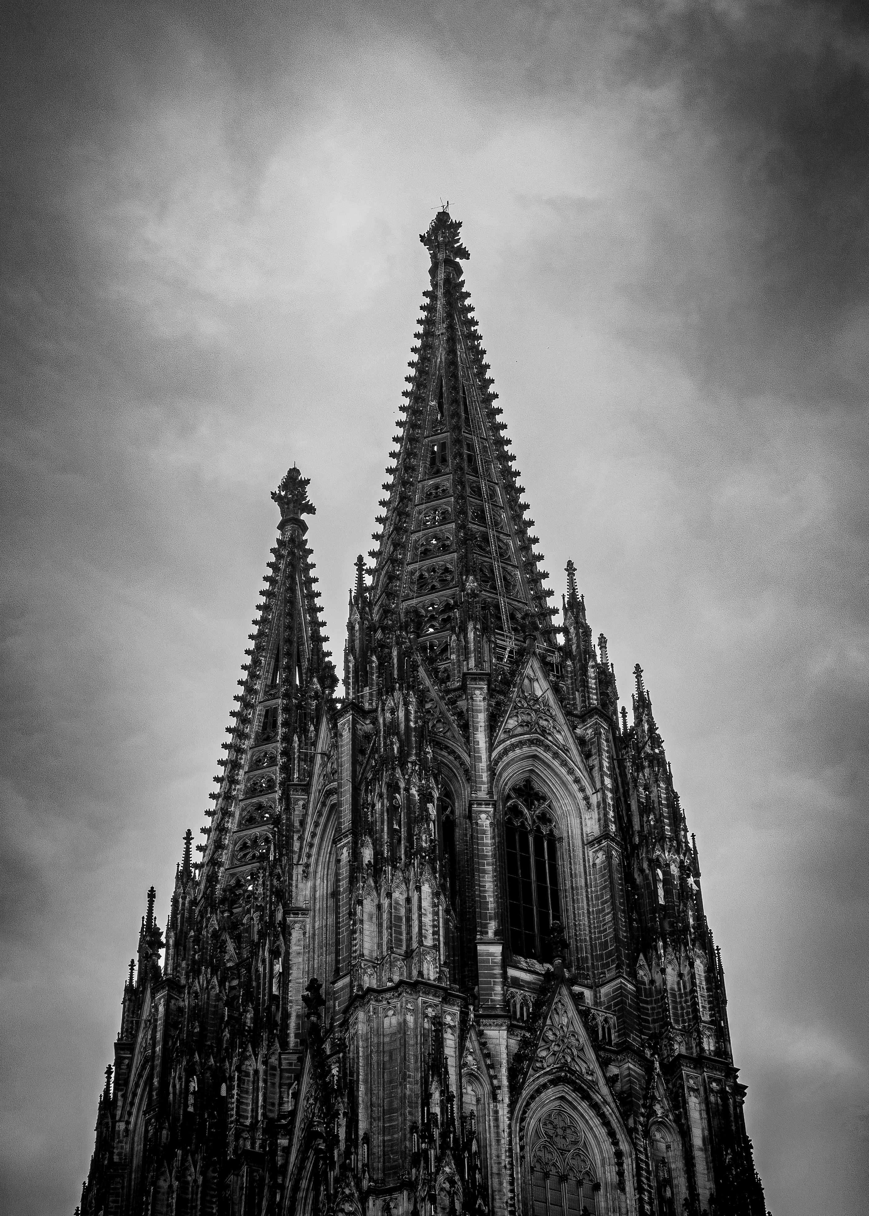 Impressive Gothic Spires of Cologne Cathedral · Free Stock Photo