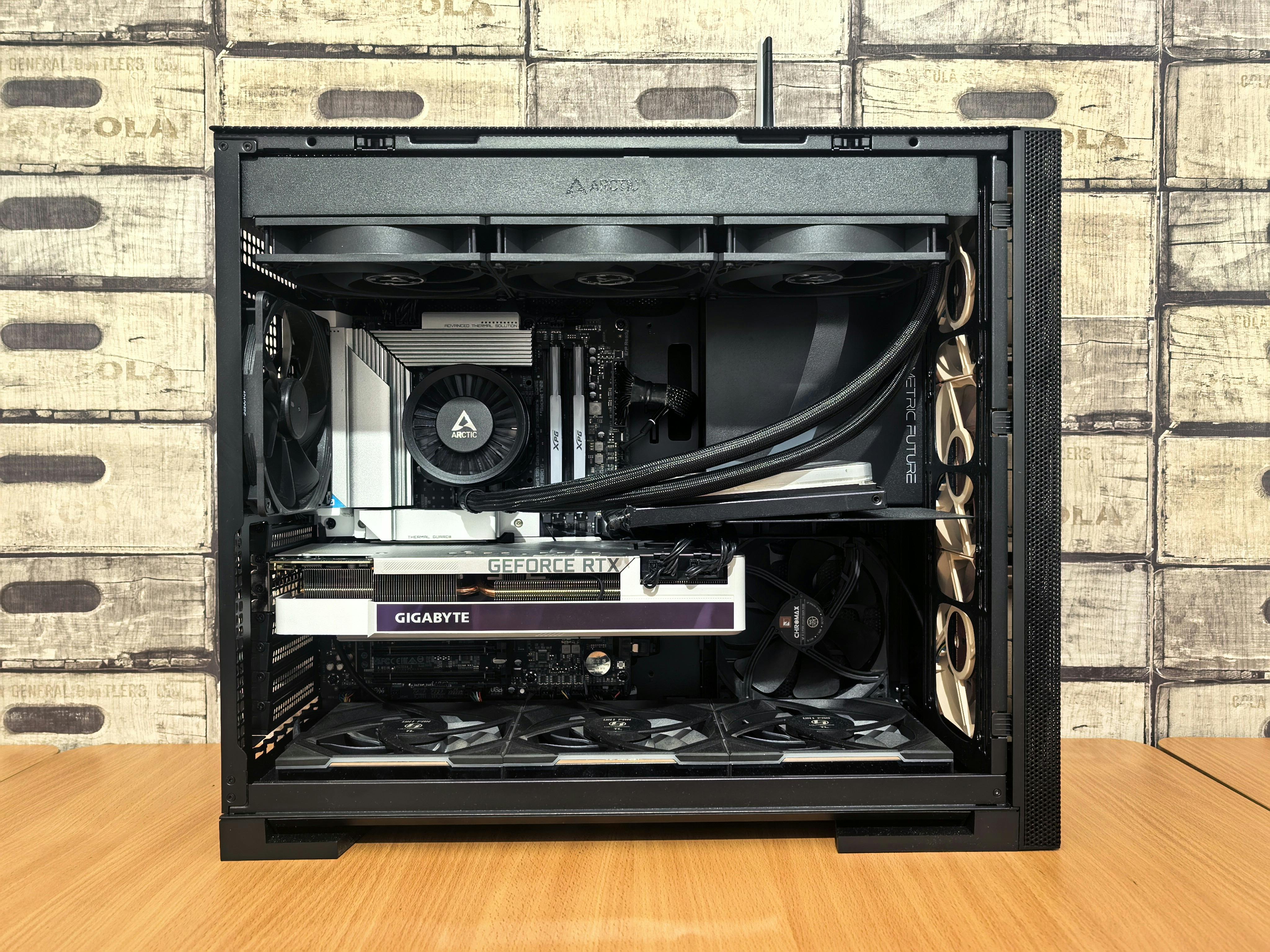 High-Performance Gaming PC Interior View · Free Stock Photo