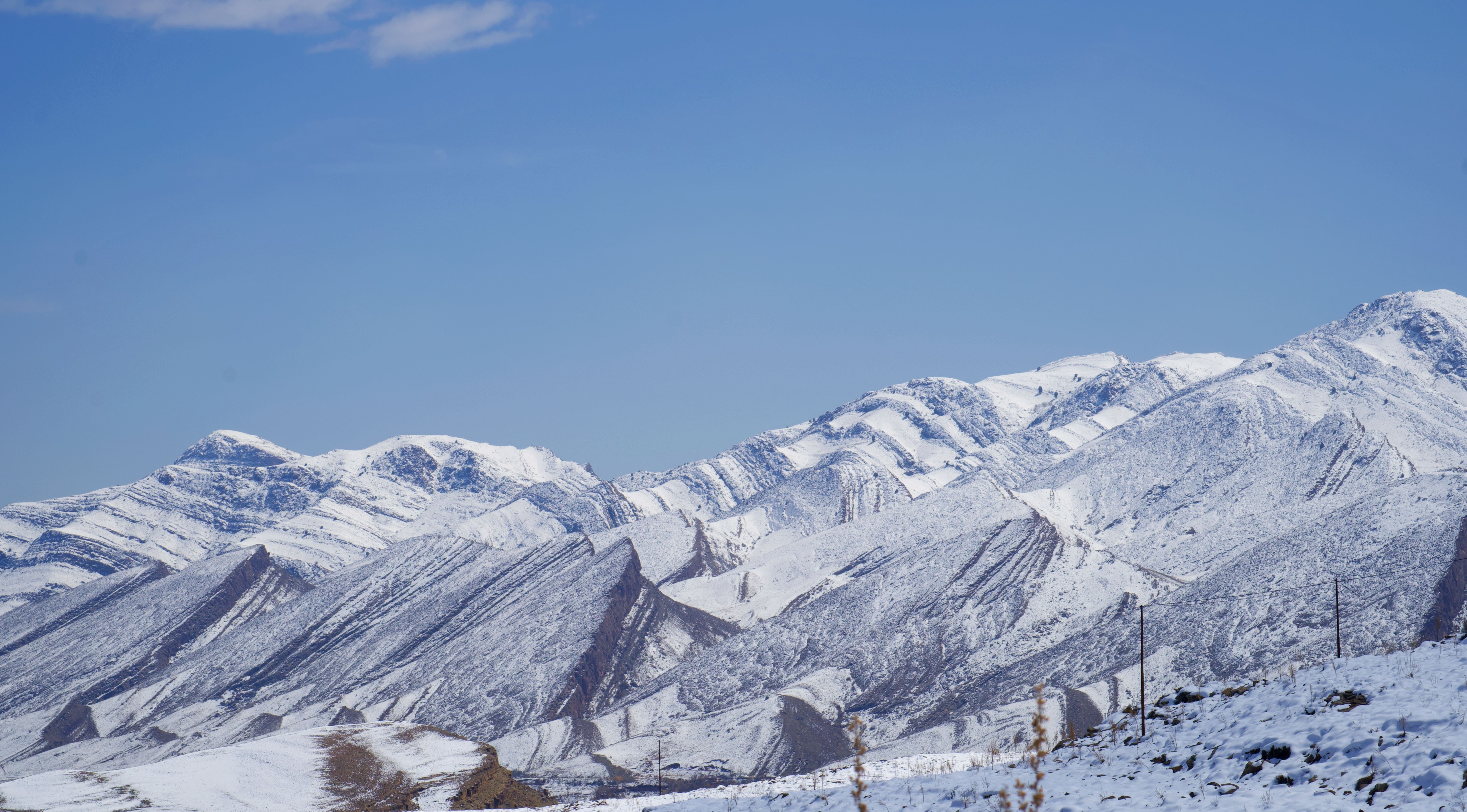 Tent among Hills in Snow · Free Stock Photo