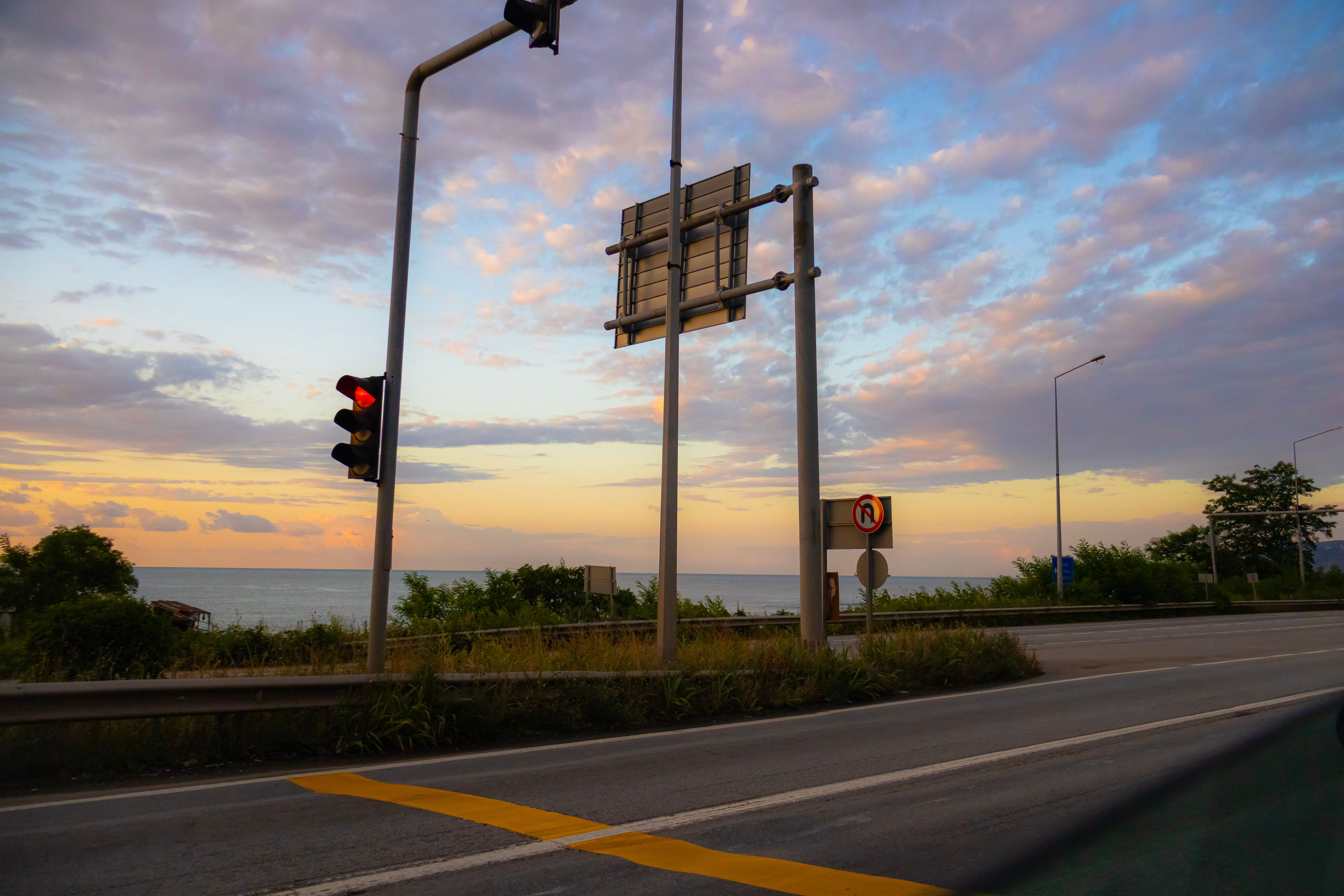 Giresun Roadside at Sunset with Black Sea View · Free Stock Photo