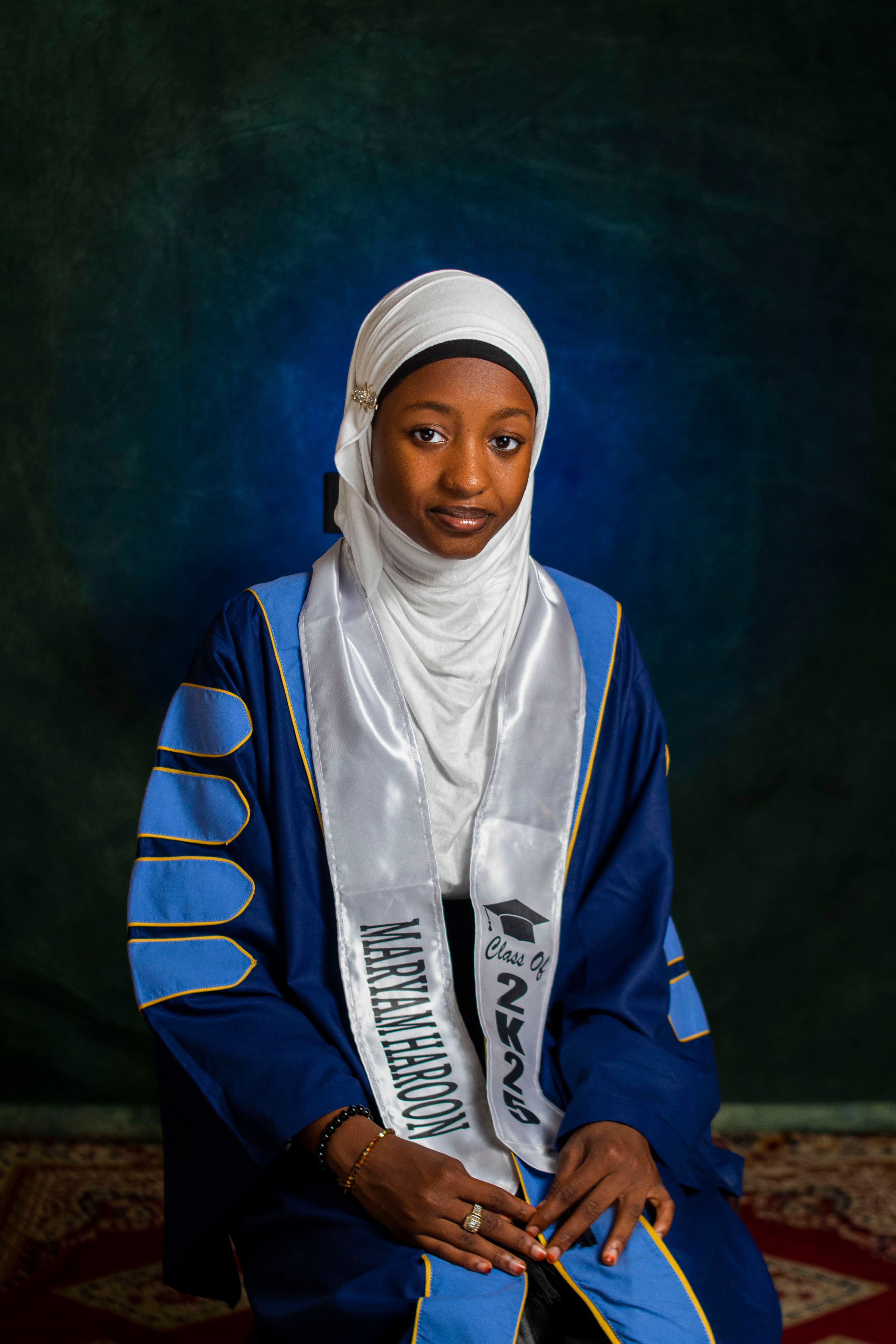 Elegant Graduation Portrait of Female Graduate · Free Stock Photo