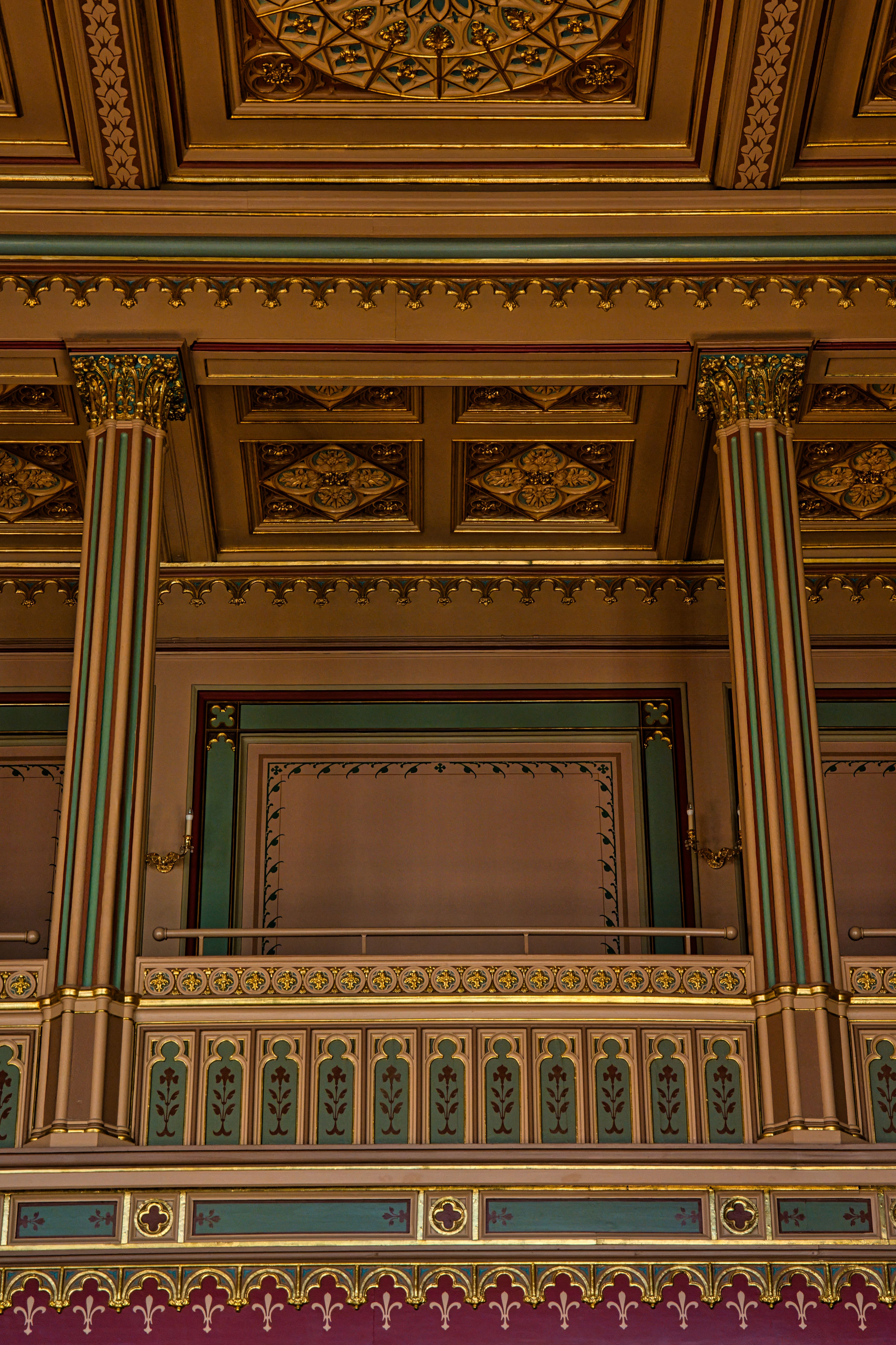 Ornate Interior of Historic Building in Zittau · Free Stock Photo